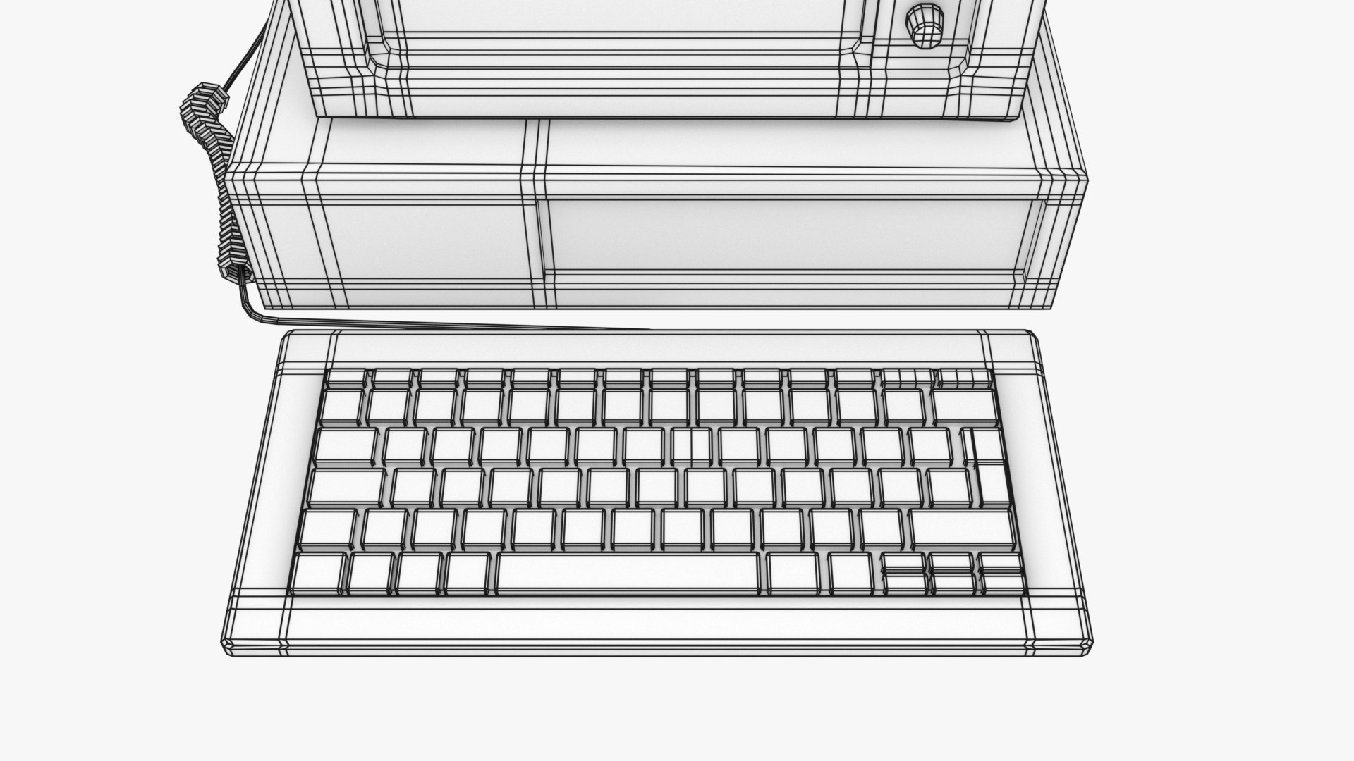 3D Old Computer 80s Model - TurboSquid 2001329