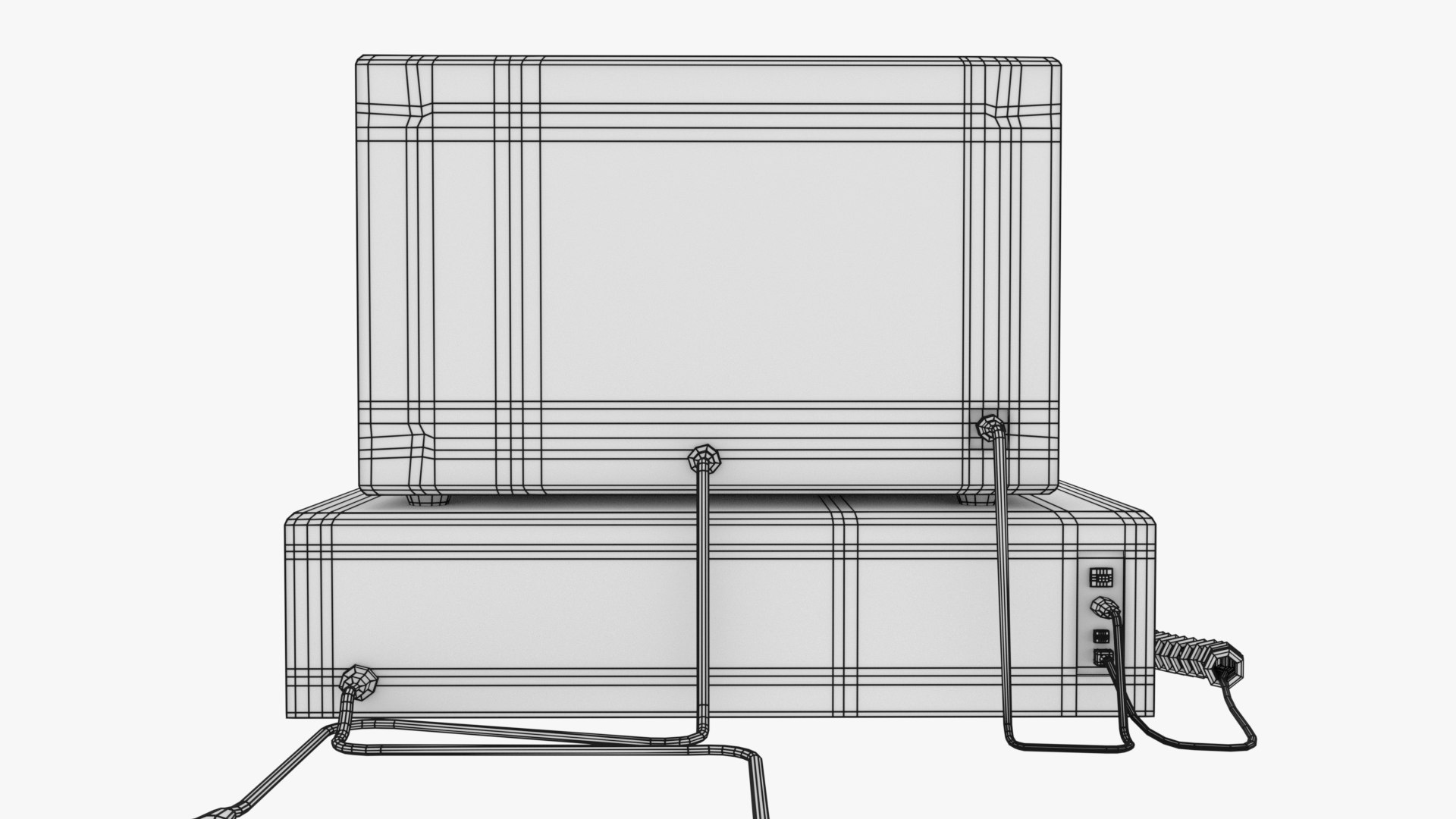 3D Old Computer 80s Model - TurboSquid 2001329