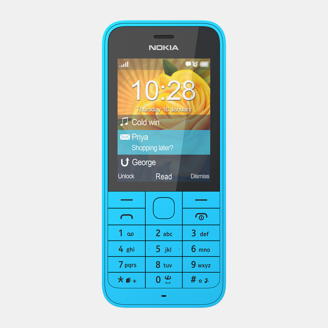 3d model nokia 220