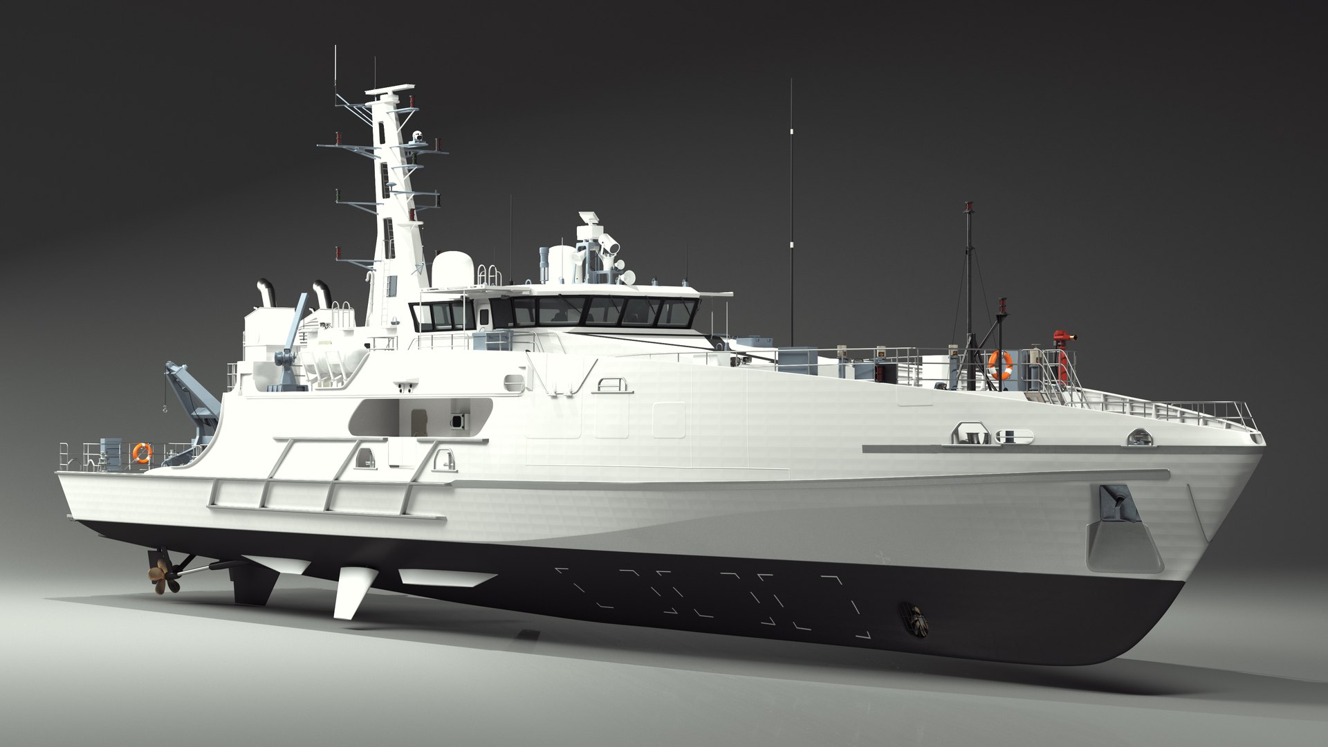 3D Cape Class Patrol Boat Rigged - TurboSquid 2112385
