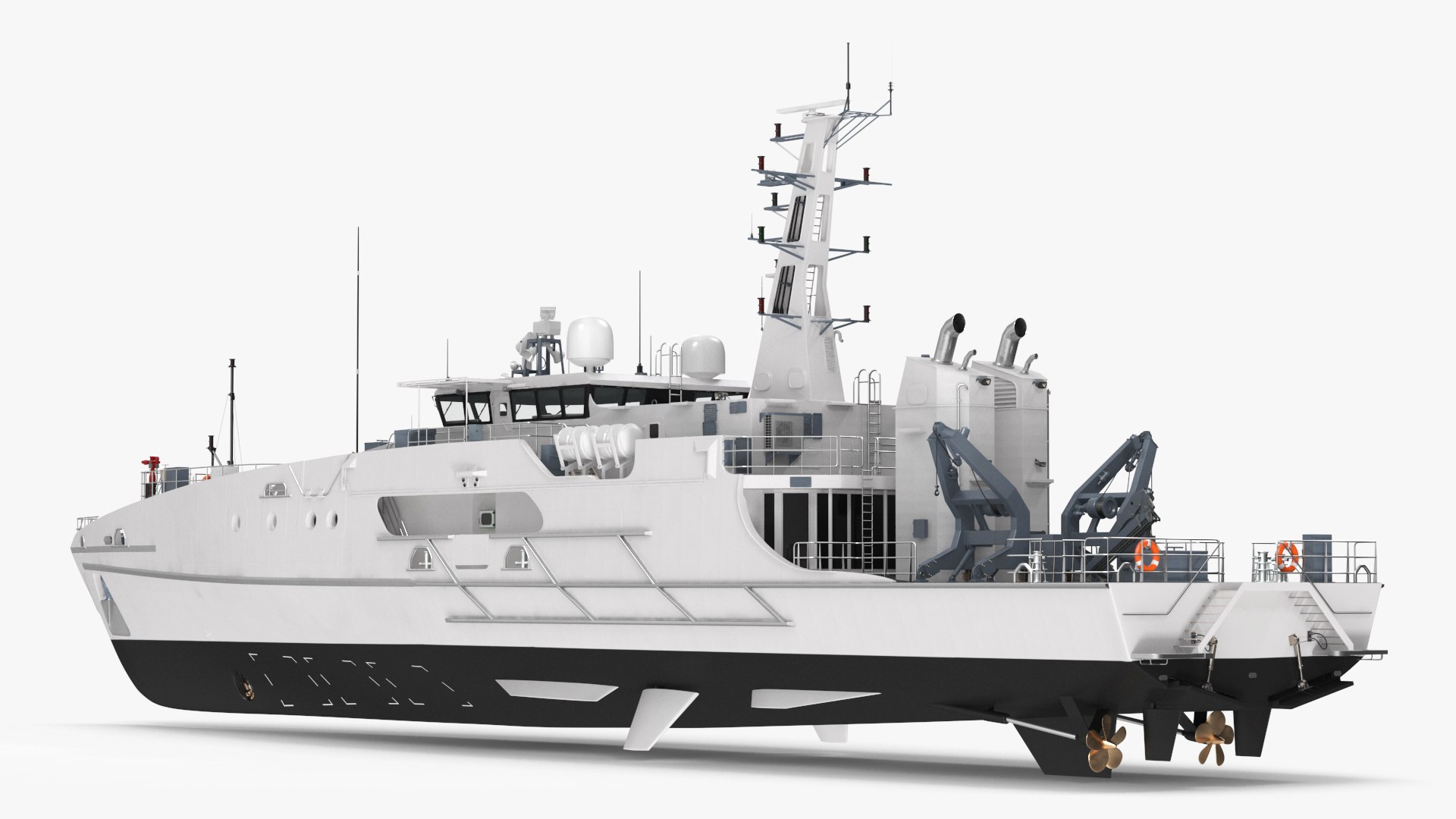3D Cape Class Patrol Boat Rigged - TurboSquid 2112385
