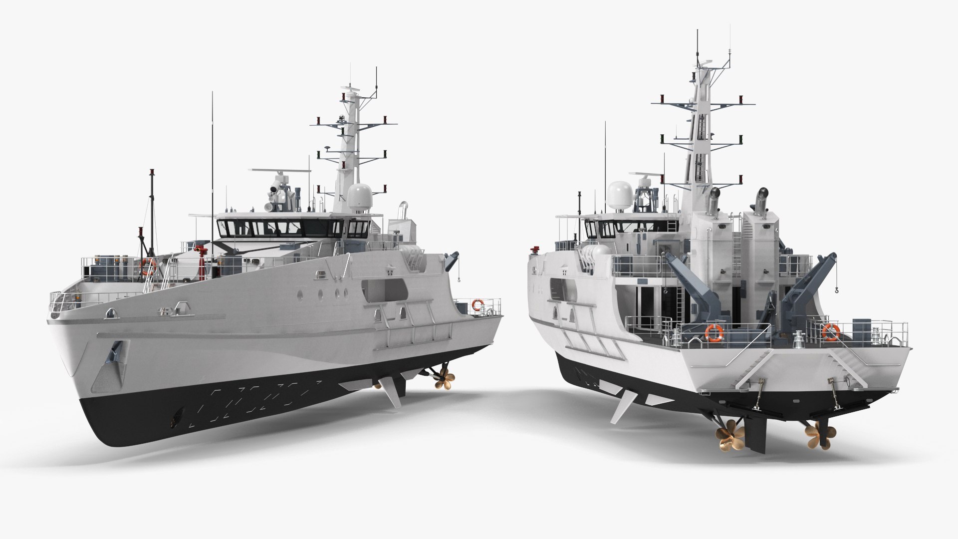 3D Cape Class Patrol Boat Rigged - TurboSquid 2112385