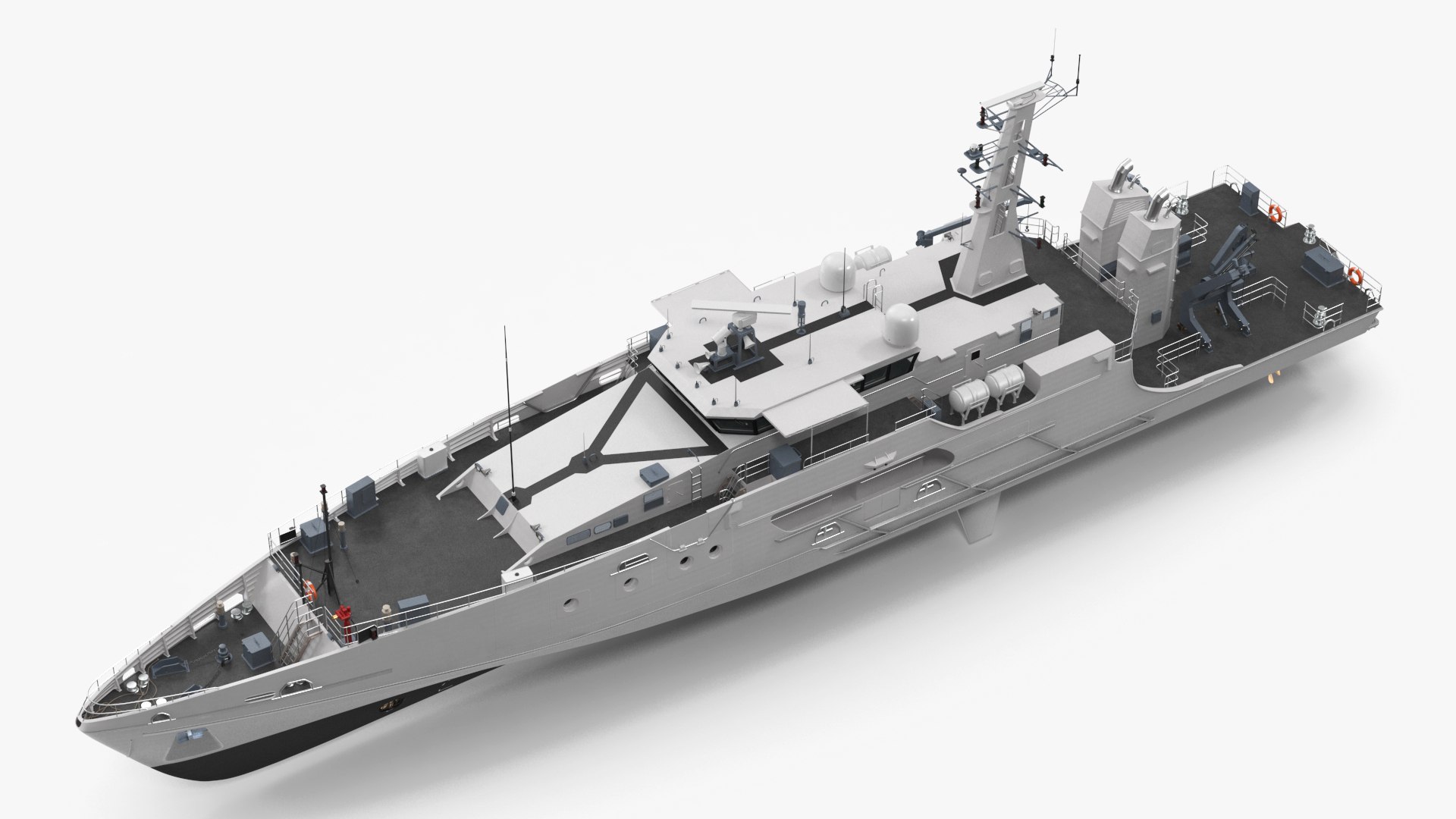 3D Cape Class Patrol Boat Rigged - TurboSquid 2112385