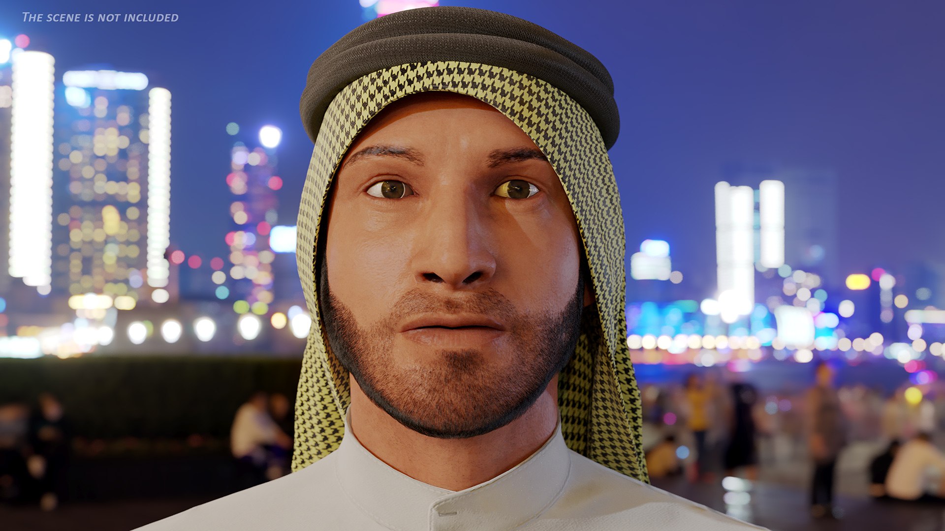 3D Green Traditional Arabic Hat Model - TurboSquid 1948106