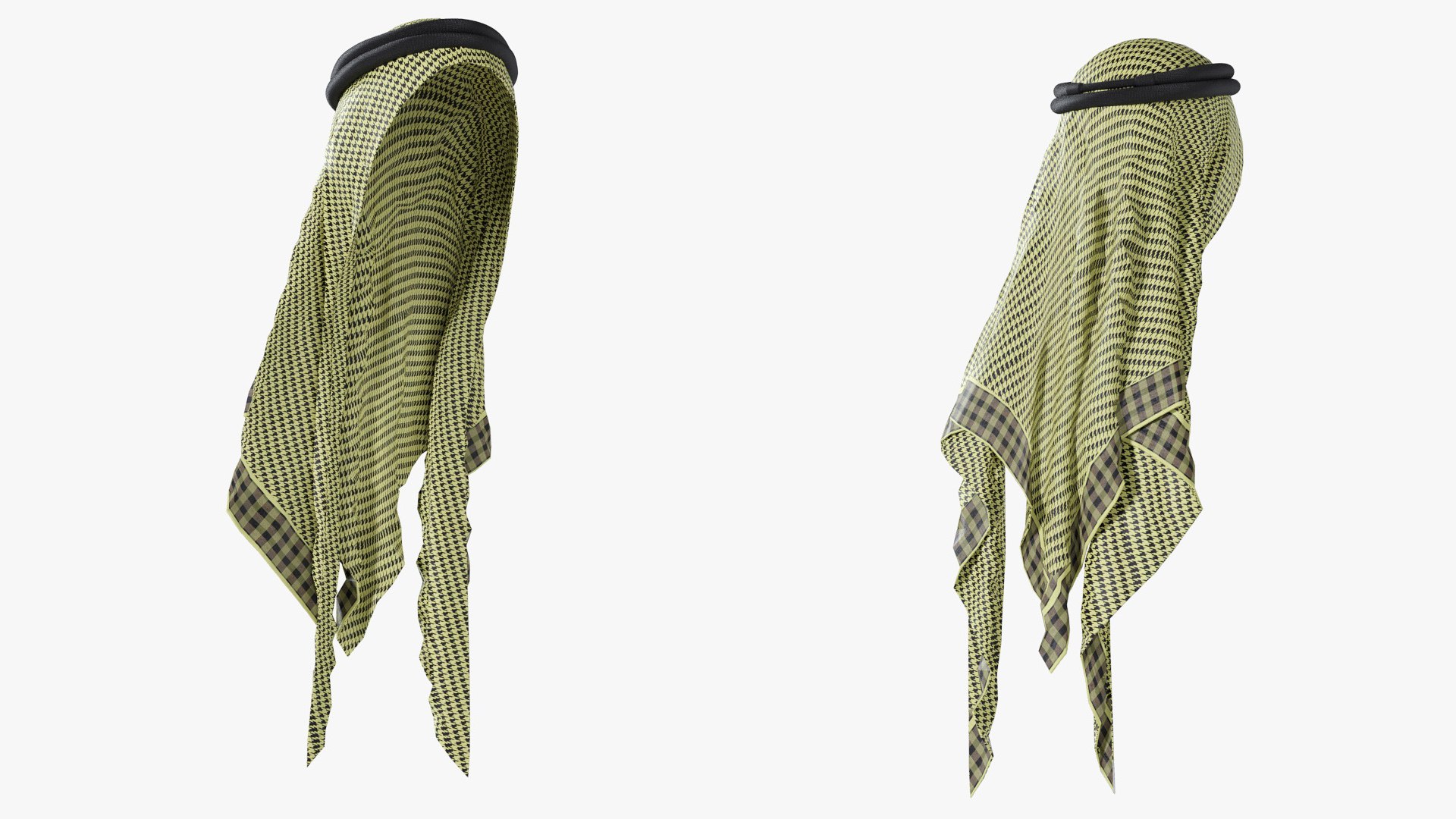 3D Green Traditional Arabic Hat Model - TurboSquid 1948106