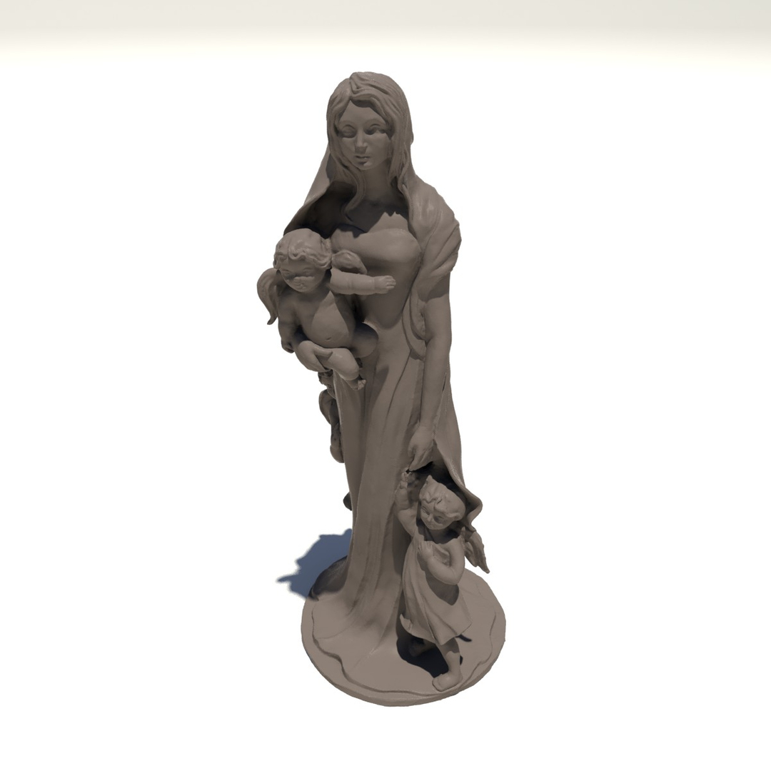 Virgin Mary 3d 3ds
