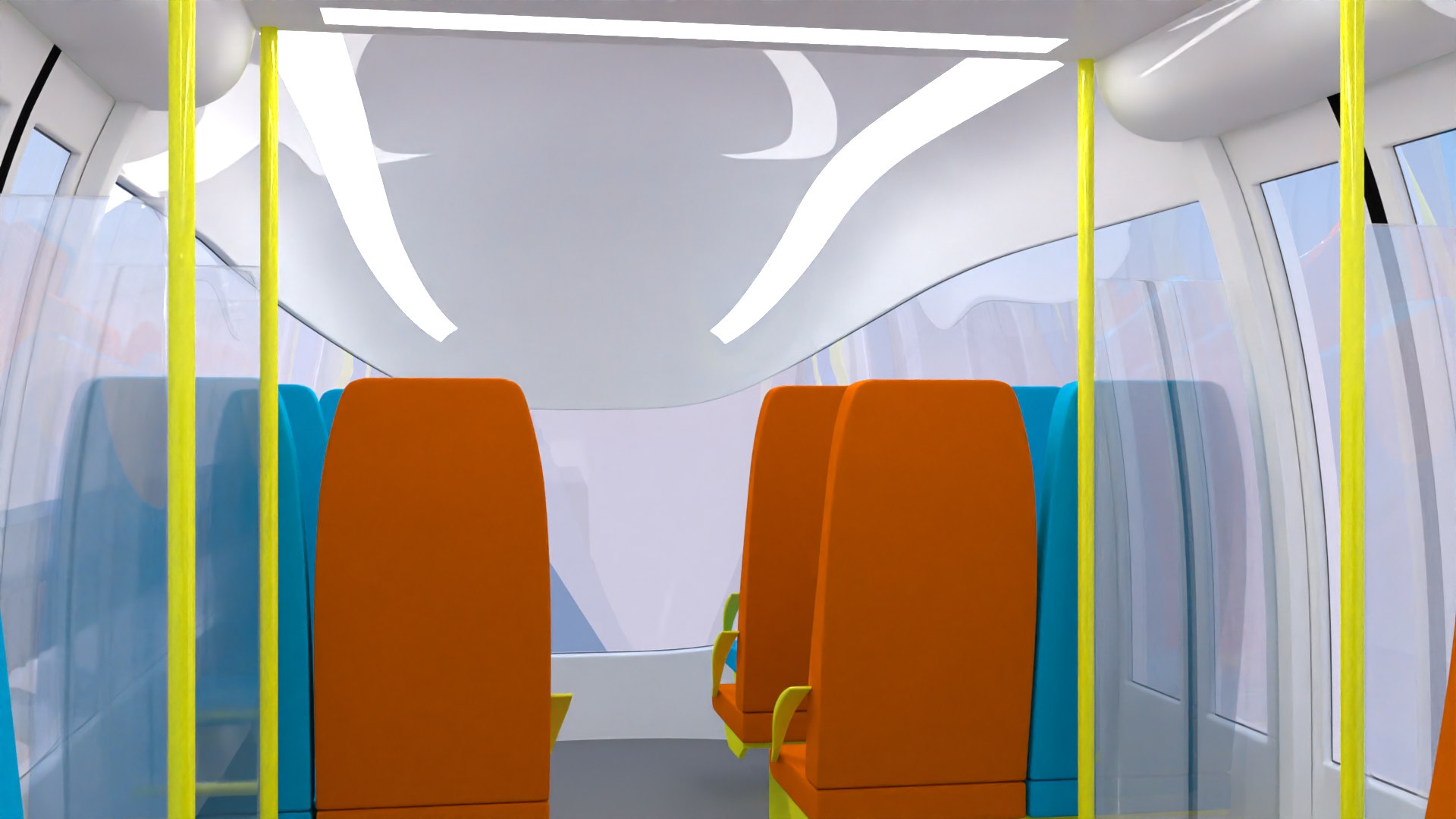 3D Future Monorail Train 2023 II Model - TurboSquid 2069850