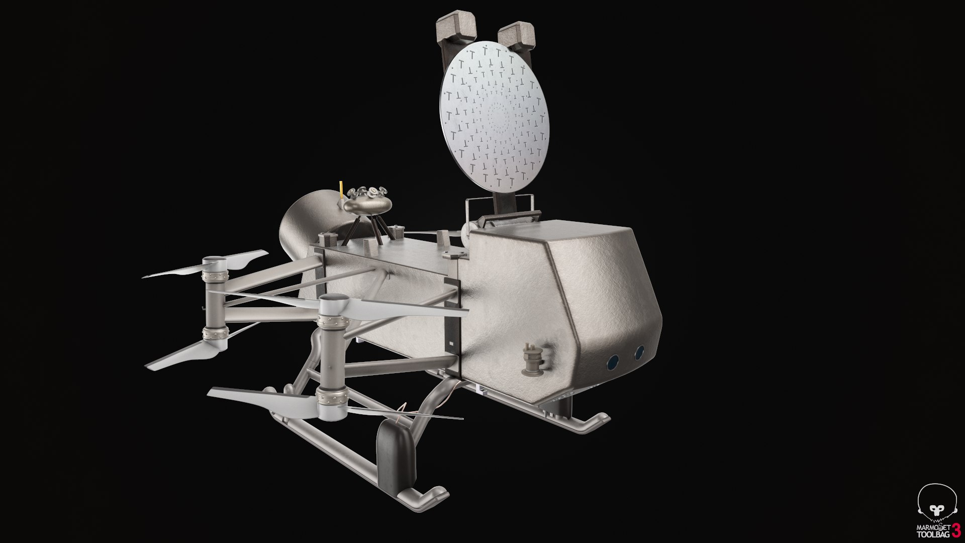 3D dragonfly saturn s drone - TurboSquid 1442550