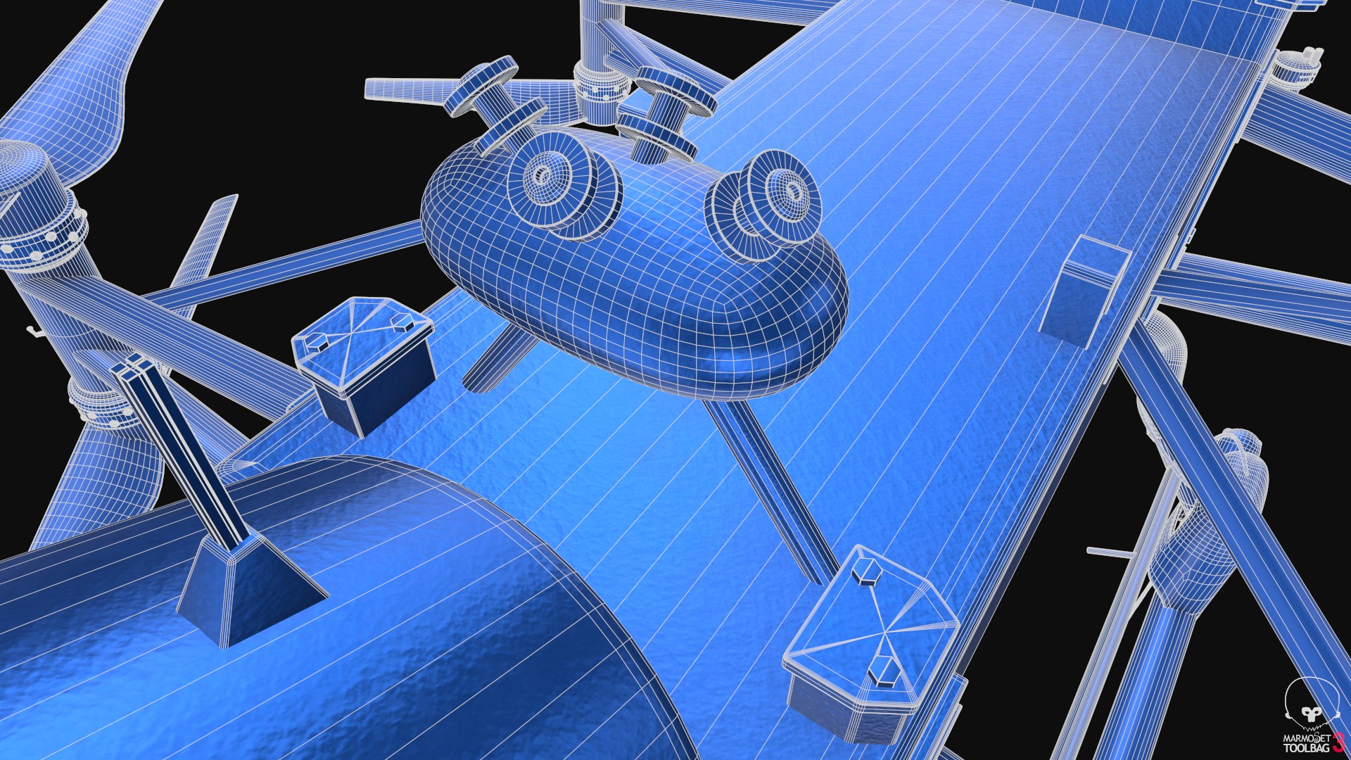 3D dragonfly saturn s drone - TurboSquid 1442550
