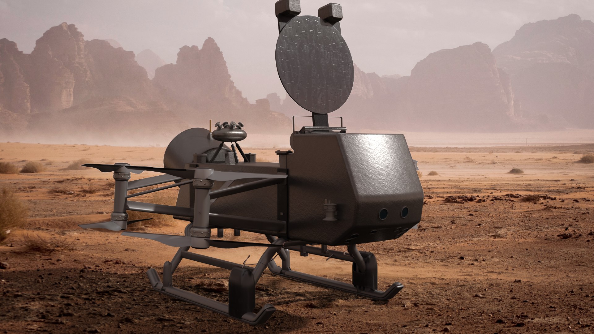 3D dragonfly saturn s drone - TurboSquid 1442550