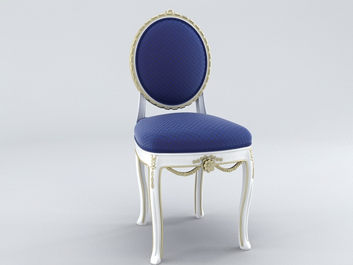 Baroque Chair 3d Model