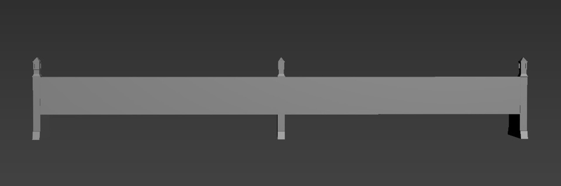 3D Gothic Church Bench Model - TurboSquid 1508924