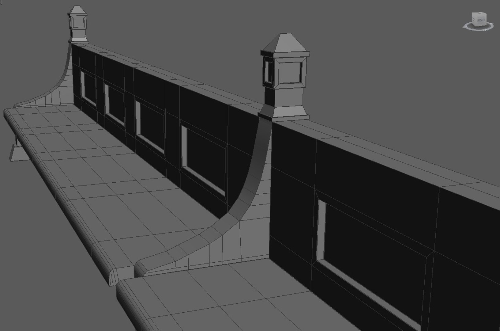 3D Gothic Church Bench Model - TurboSquid 1508924