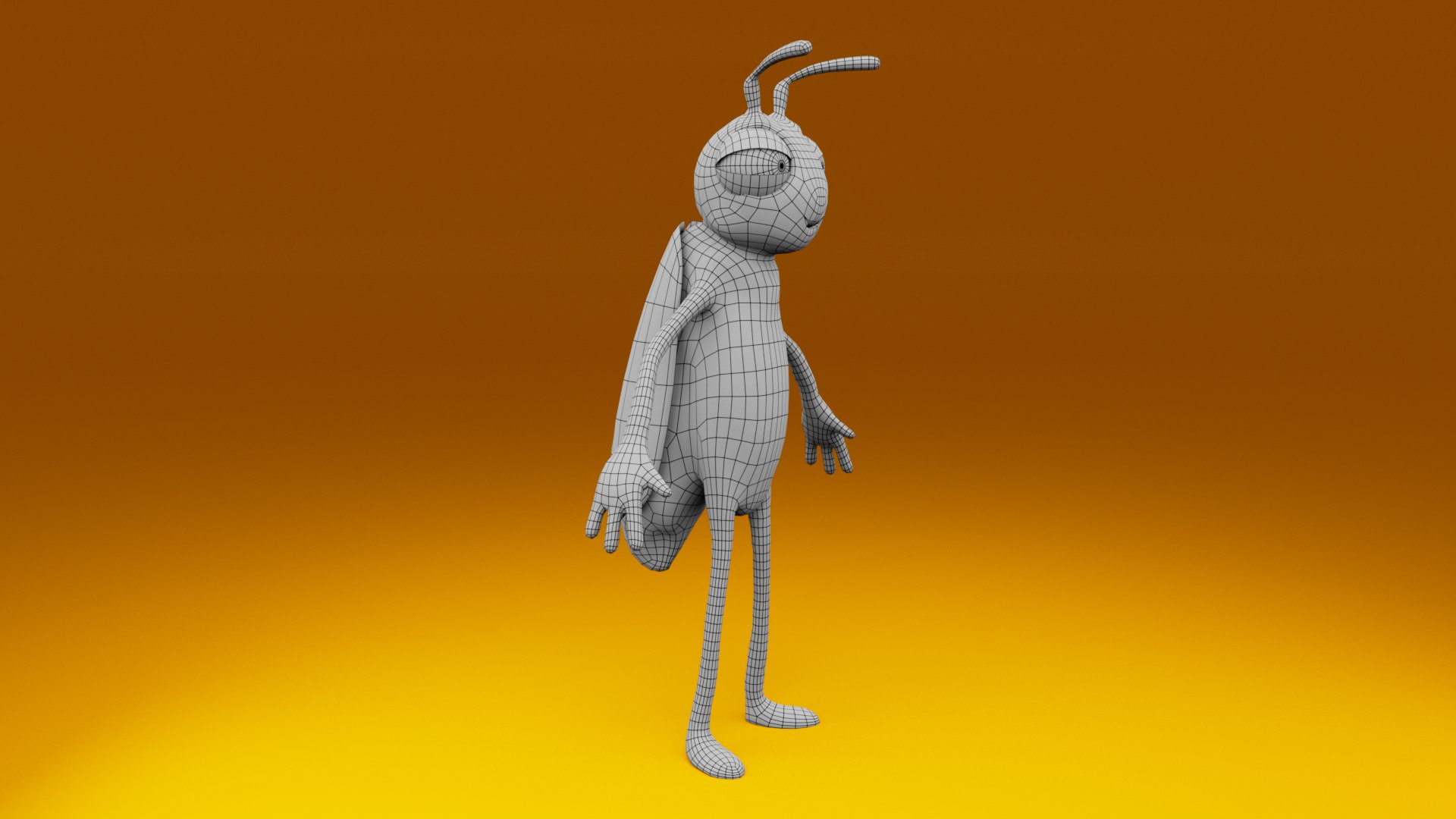 Stylized Cartoon Anthropomorphic Grasshopper 3D Model 3D - TurboSquid ...