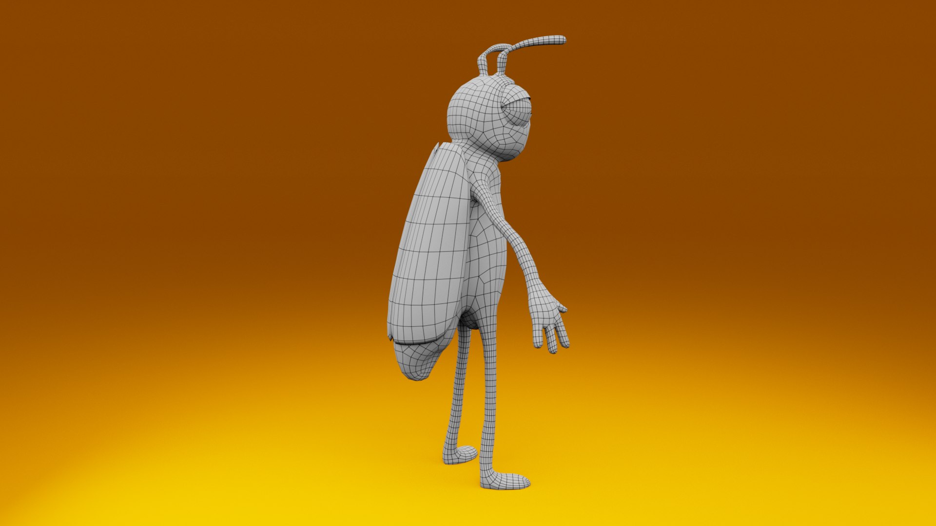 Stylized Cartoon Anthropomorphic Grasshopper 3D Model 3D - TurboSquid ...