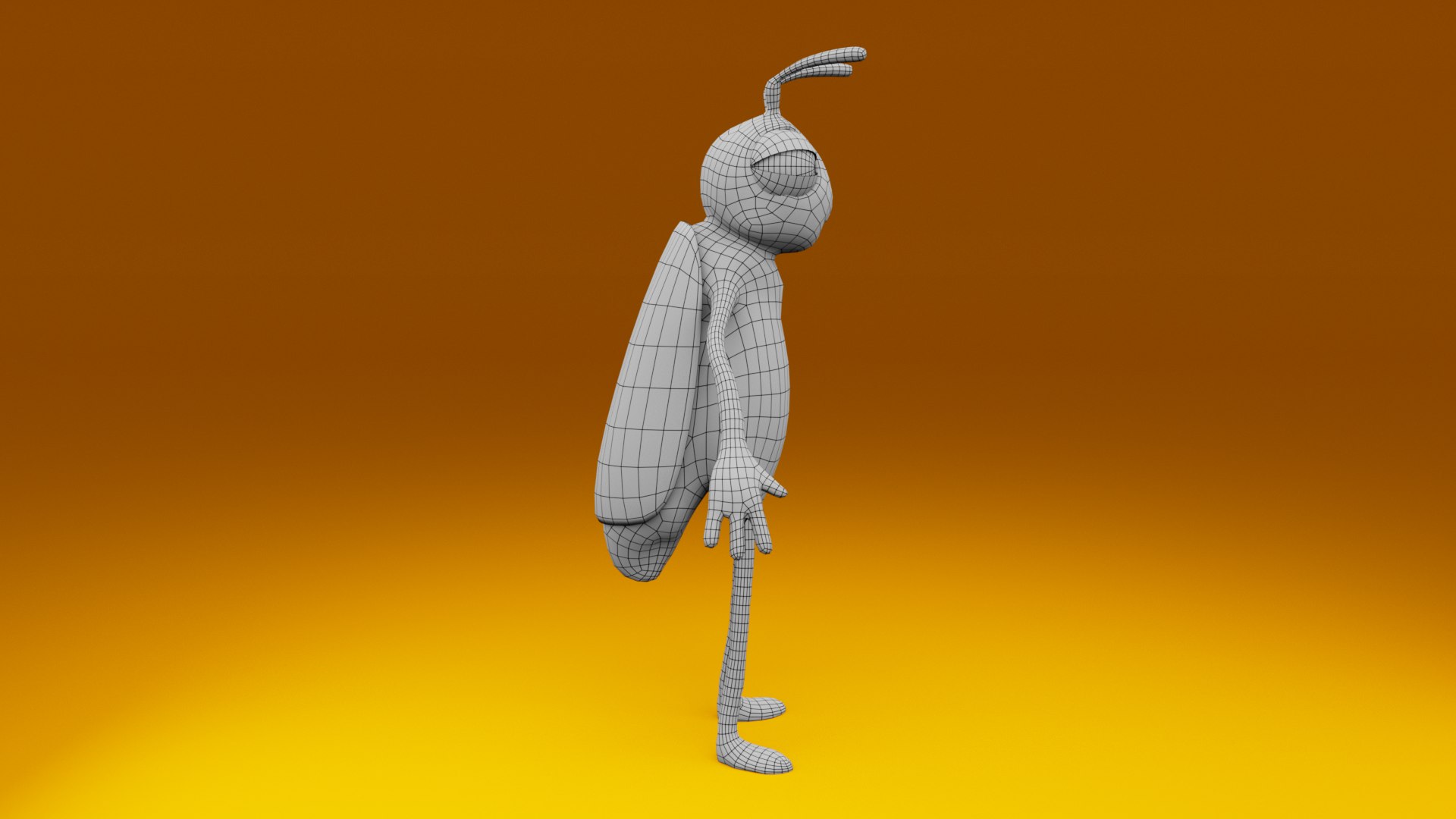 Stylized Cartoon Anthropomorphic Grasshopper 3D Model 3D - TurboSquid ...