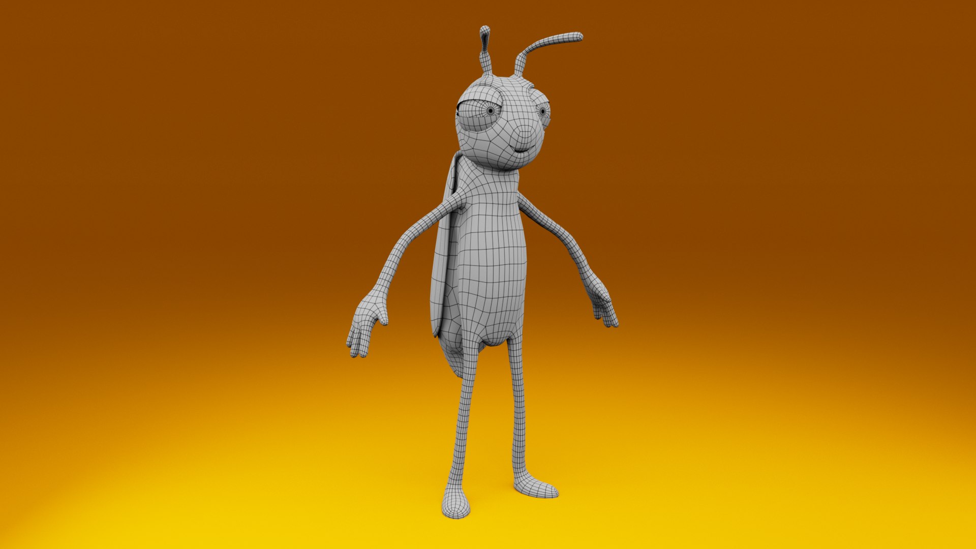 Stylized Cartoon Anthropomorphic Grasshopper 3D Model 3D - TurboSquid ...