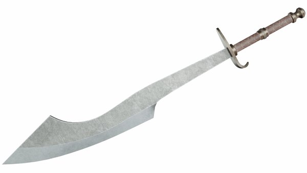 Curved sword 17 model - TurboSquid 2048934