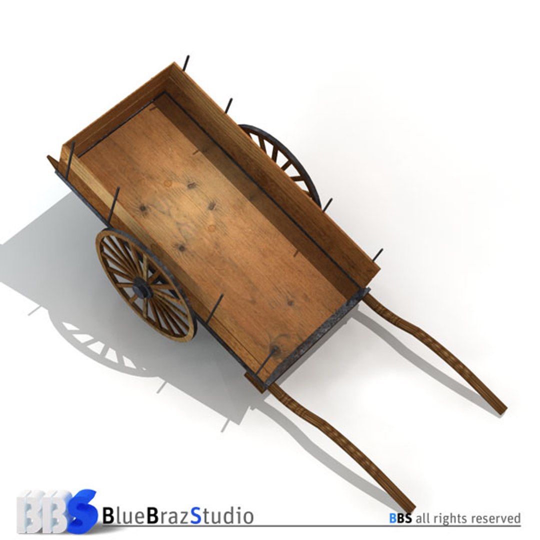 Ancient Chariot 3d Model