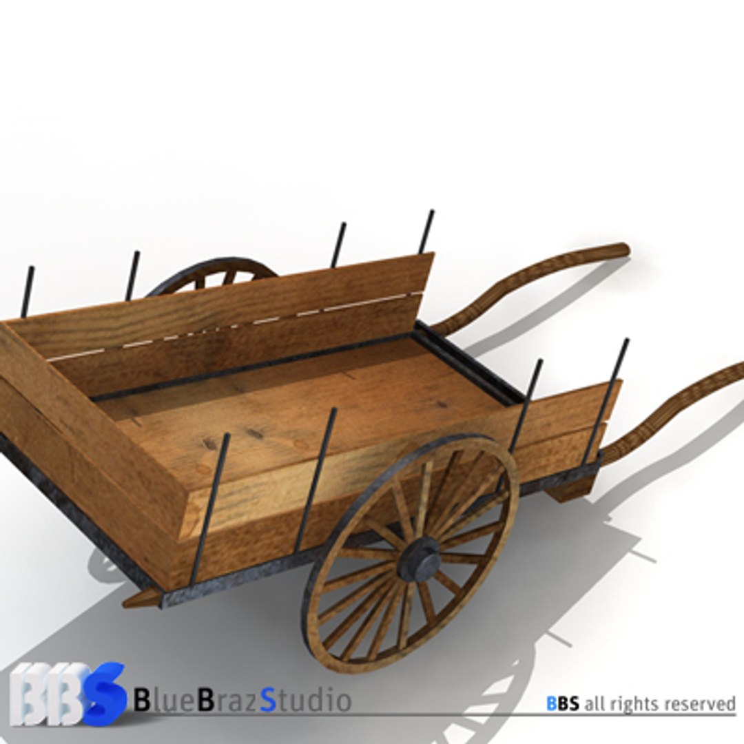 Ancient Chariot 3d Model