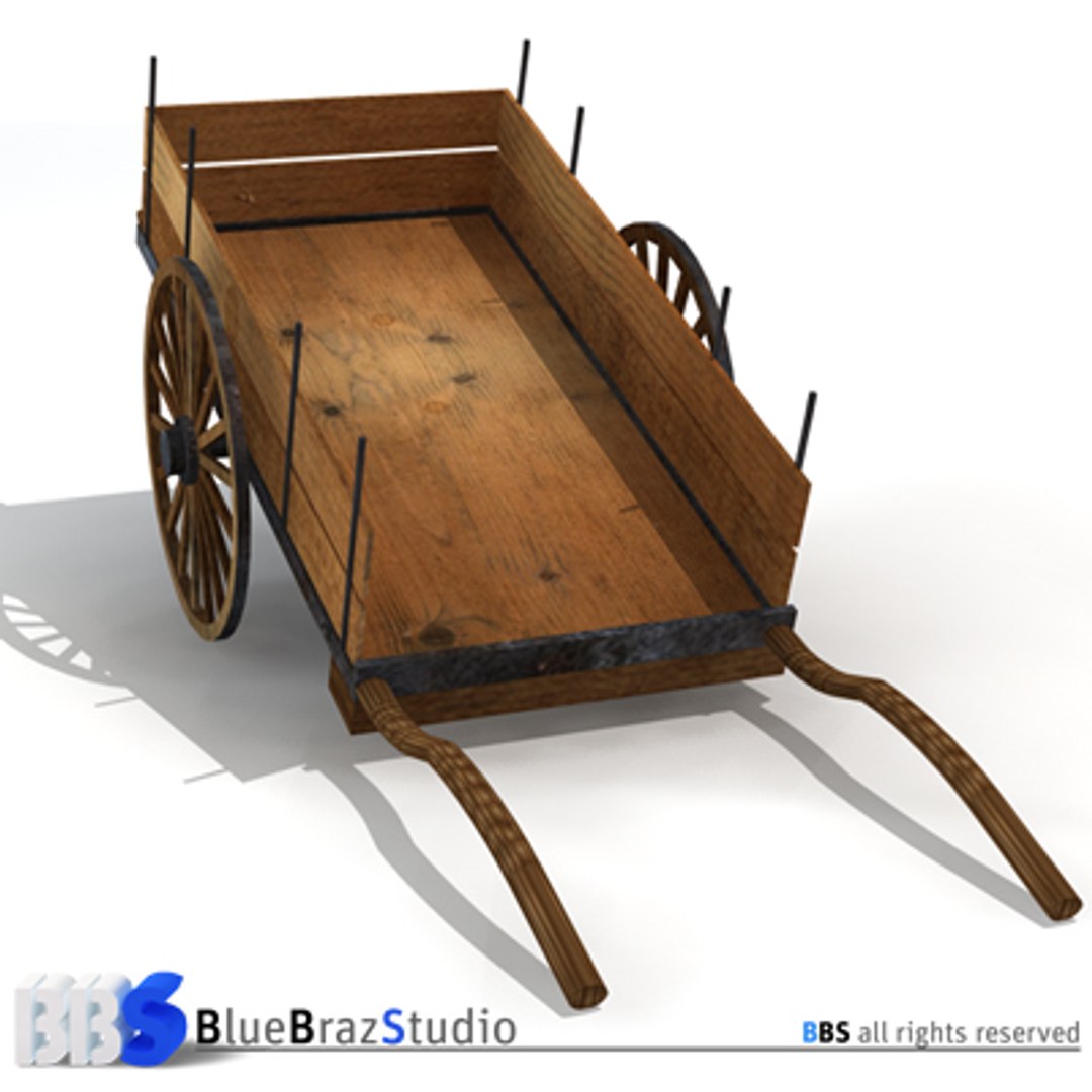 Ancient Chariot 3d Model