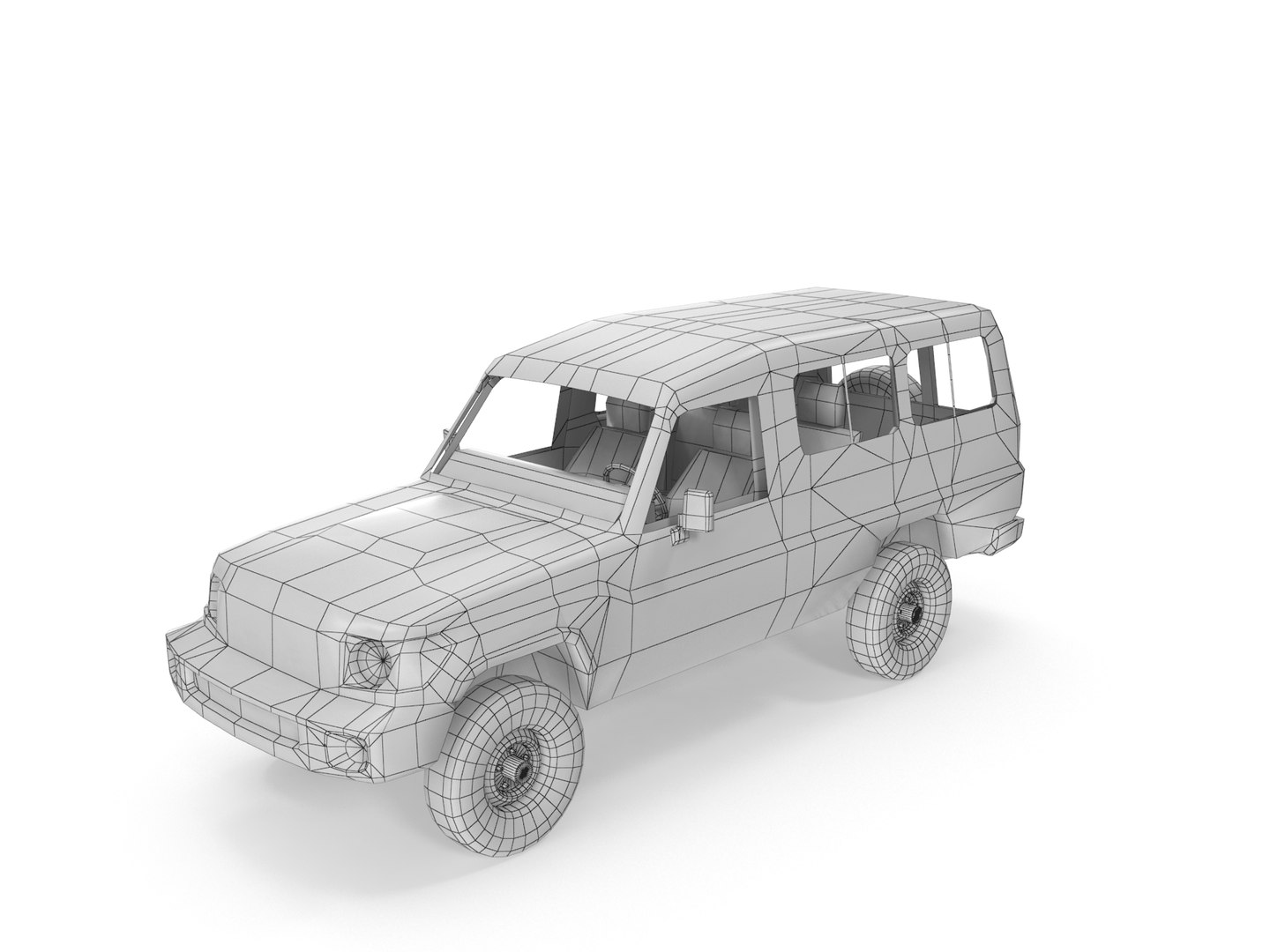 3D Car Toyota Land Cruiser Model - TurboSquid 1616228