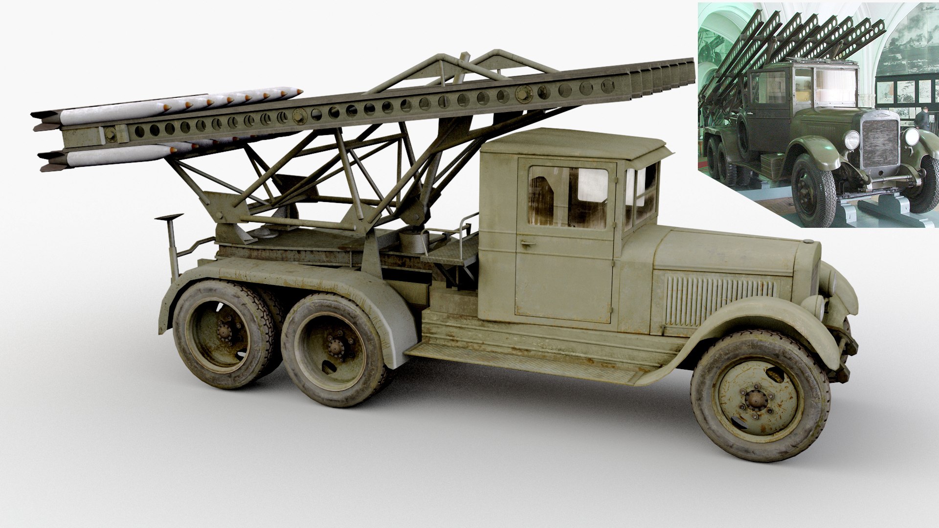 3D BM13 Katyusha - TurboSquid 1968474