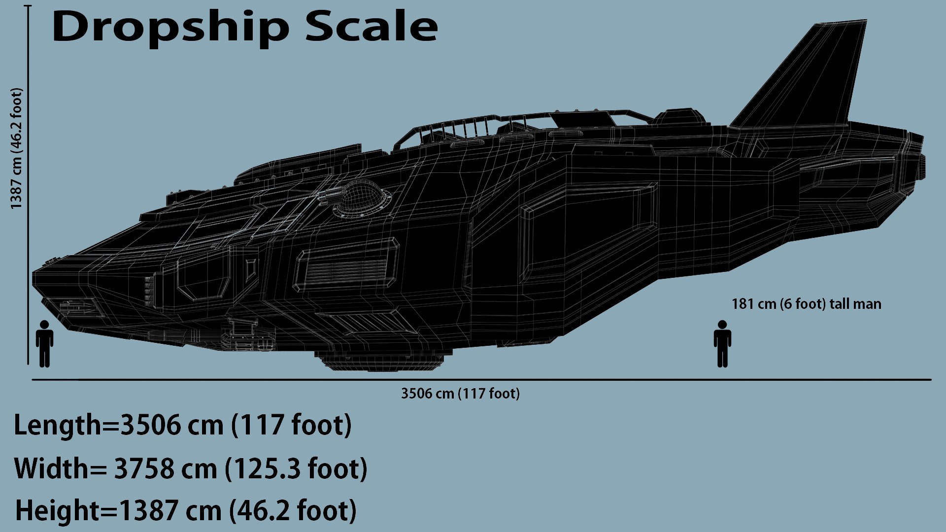 3D Sci Fi Dropship Model - TurboSquid 1589197