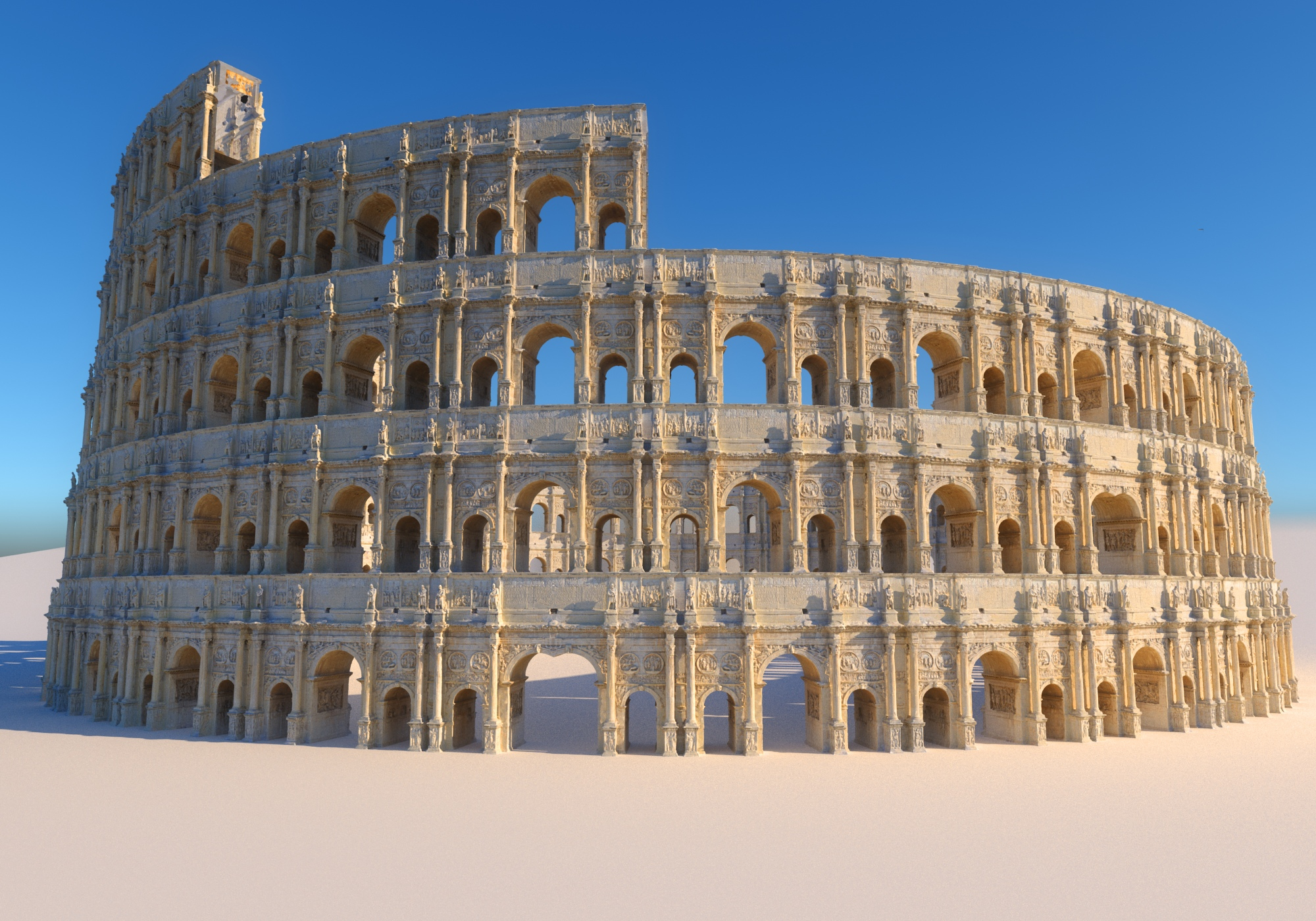 modèle 3D de Colisée Mega Arena - TurboSquid 1758281