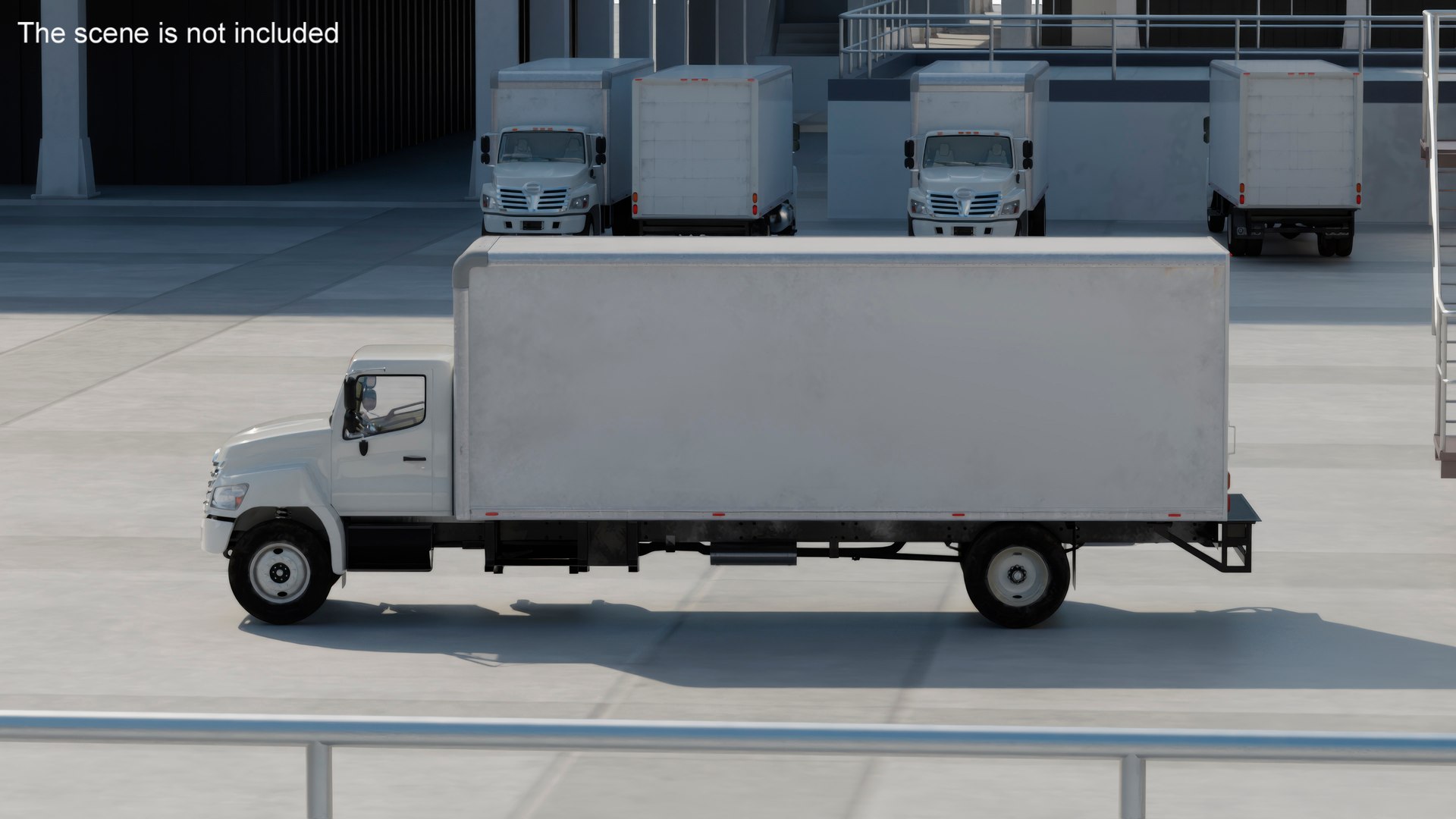 3D Commercial Box Truck Model - TurboSquid 2217897