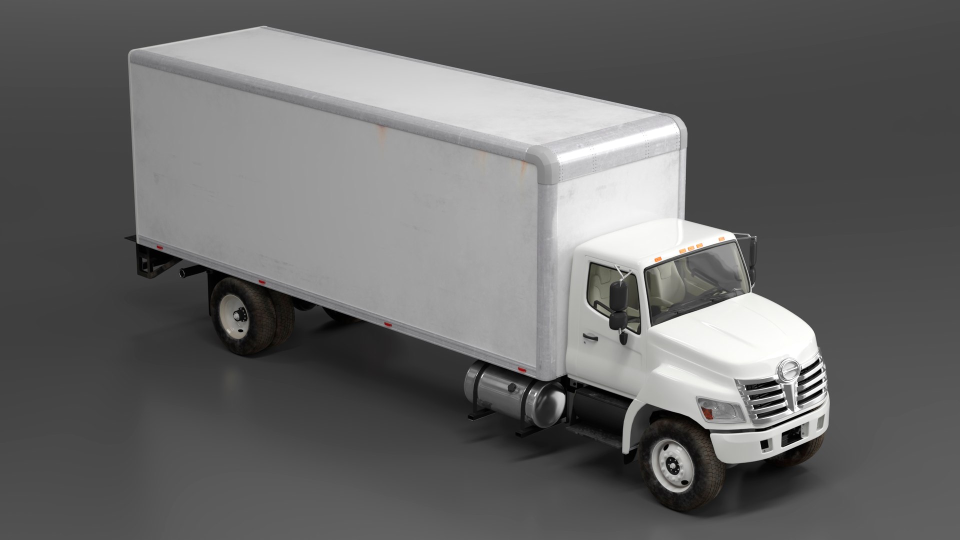3D Commercial Box Truck Model - TurboSquid 2217897