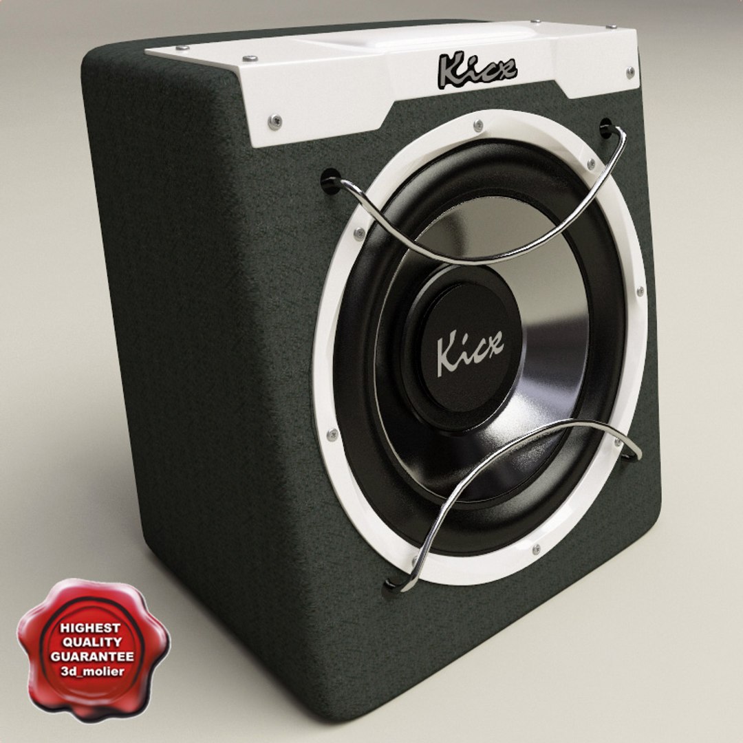 3d Model Kicx Icq-300 Black
