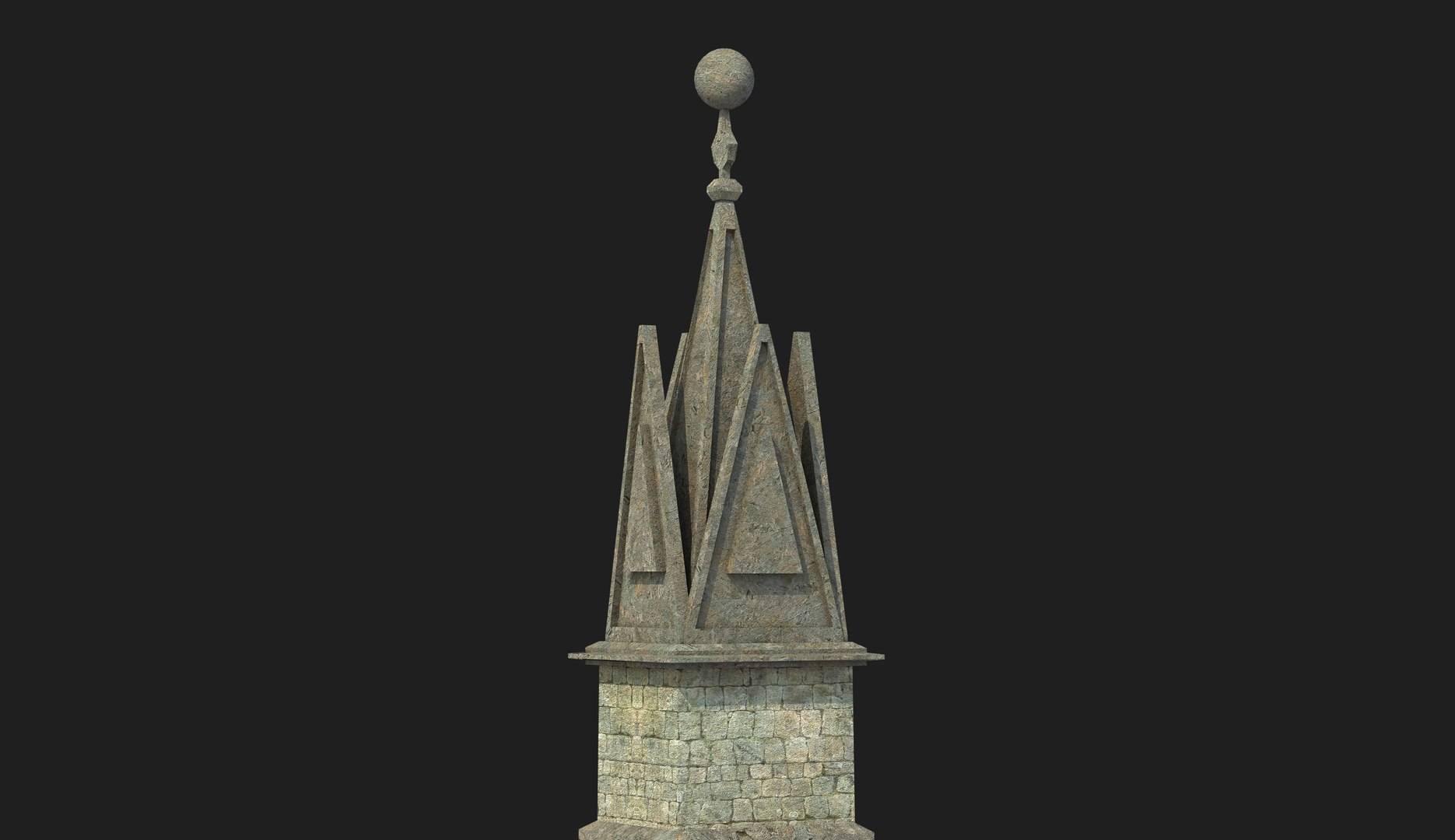 Free Fantasy Ancient Pillar Column 2 3D - TurboSquid 1772032