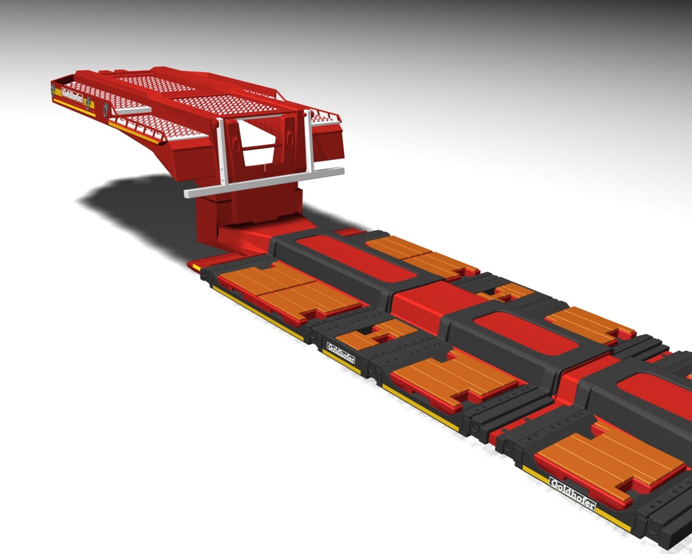 trailer goldhofer 3d max