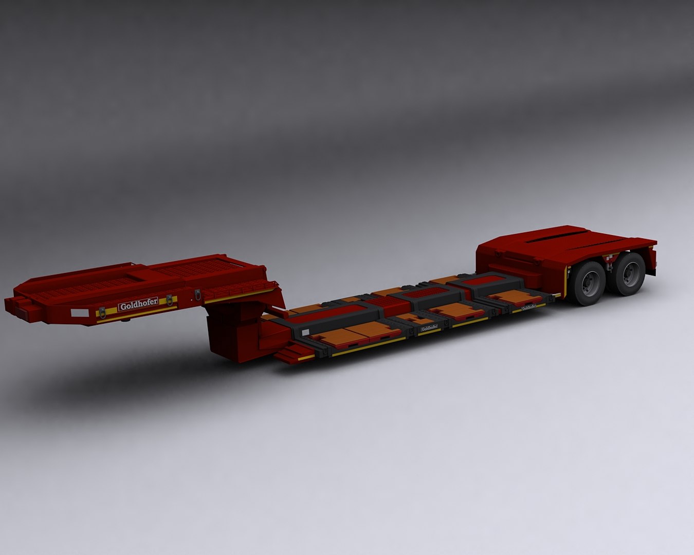 trailer goldhofer 3d max