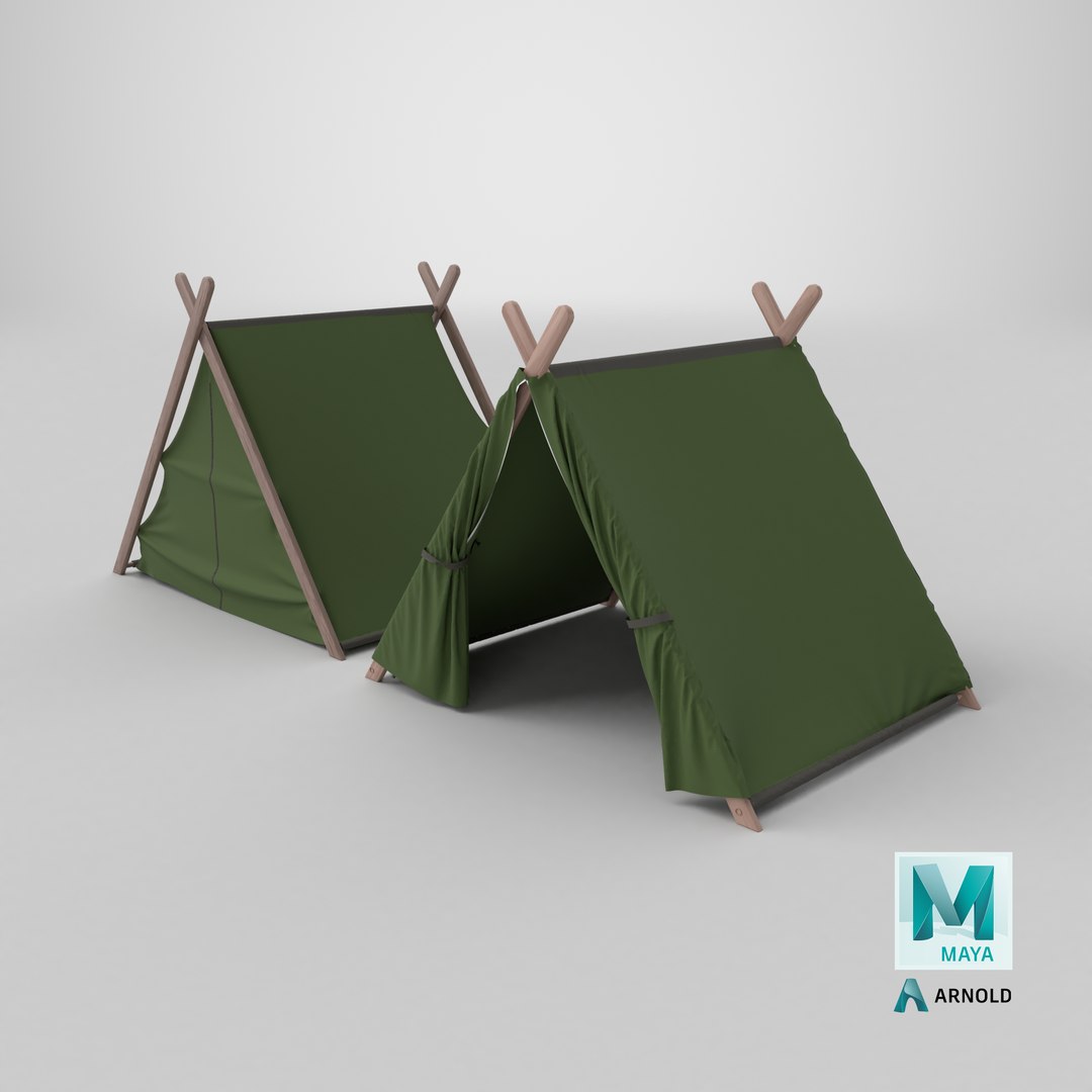 3D Realistic Camping Tent Model - TurboSquid 2511274