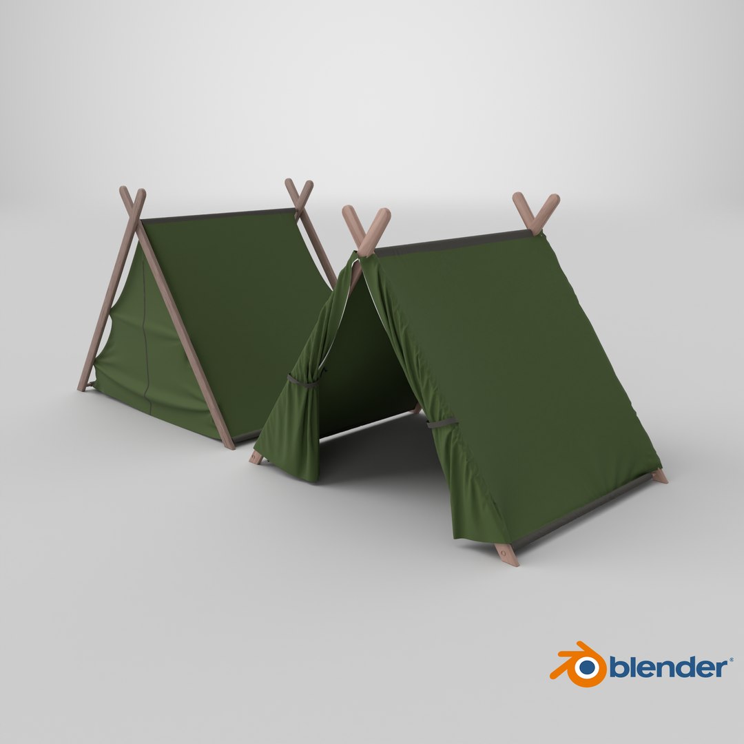 3D Realistic Camping Tent Model - TurboSquid 2511274
