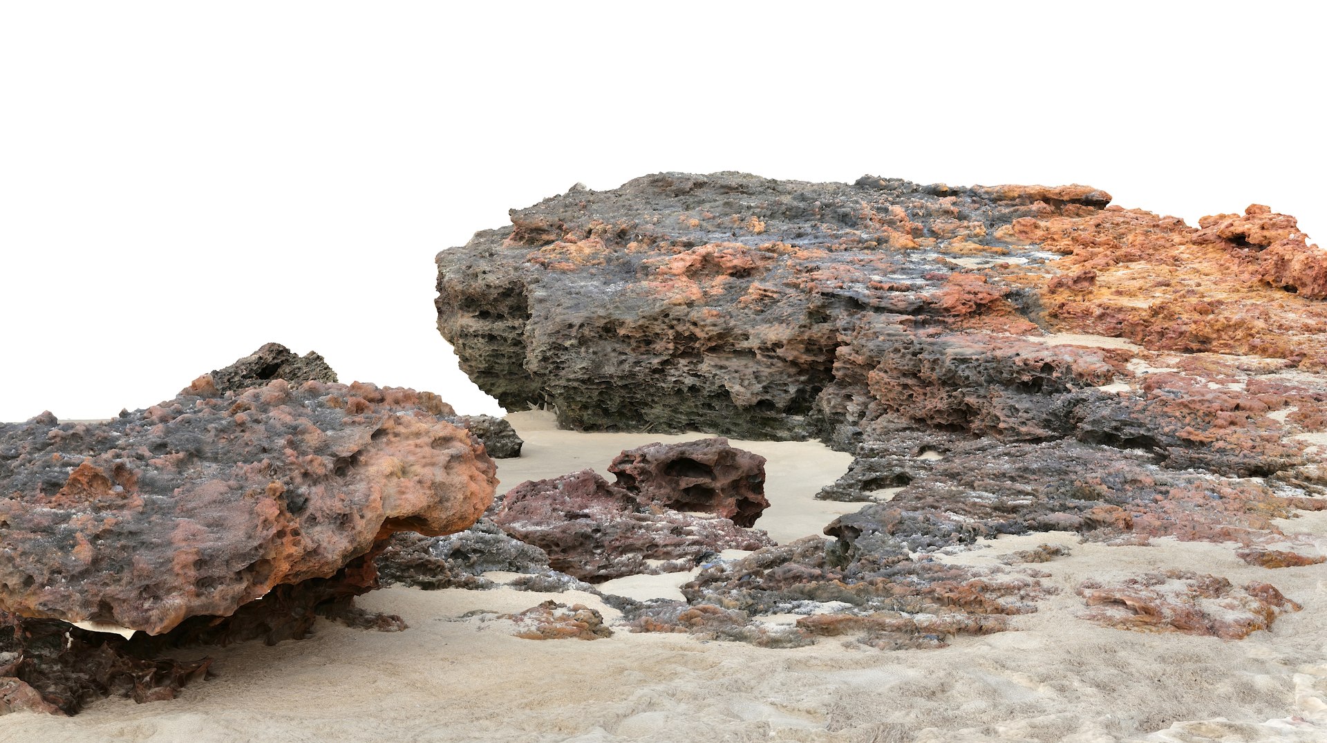 Rock Terrain 3D Model - TurboSquid 2199378