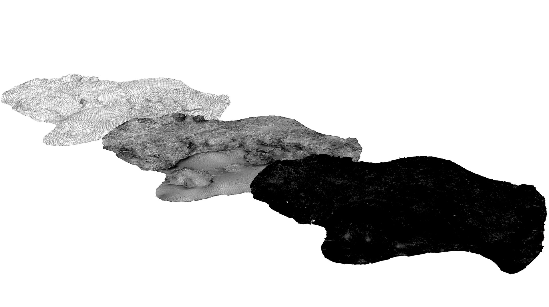 Rock Terrain 3D Model - TurboSquid 2199378