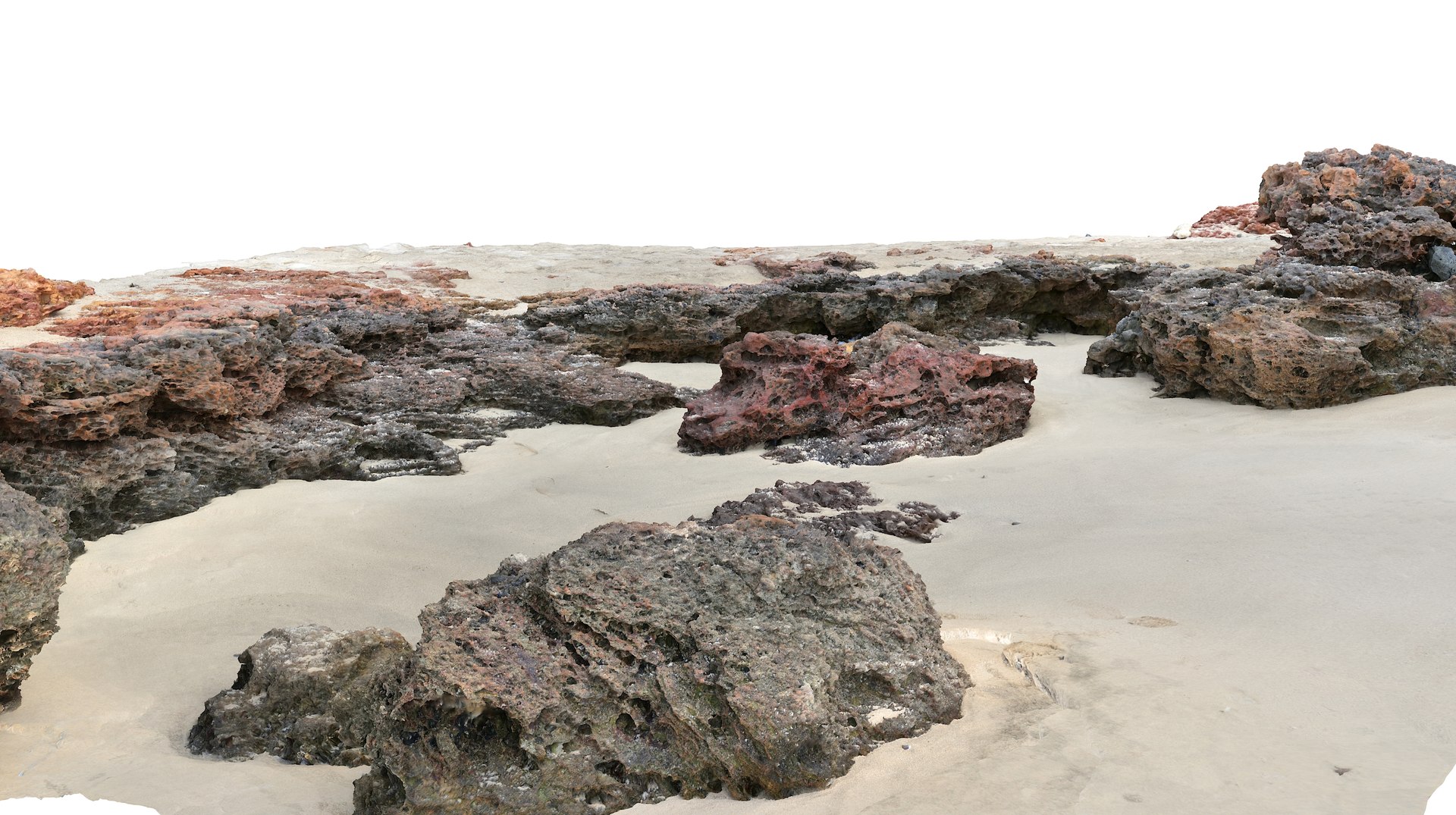 Rock Terrain 3D Model - TurboSquid 2199378