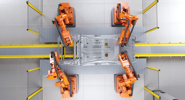 Car body welding robotics 3D model - TurboSquid 1370870