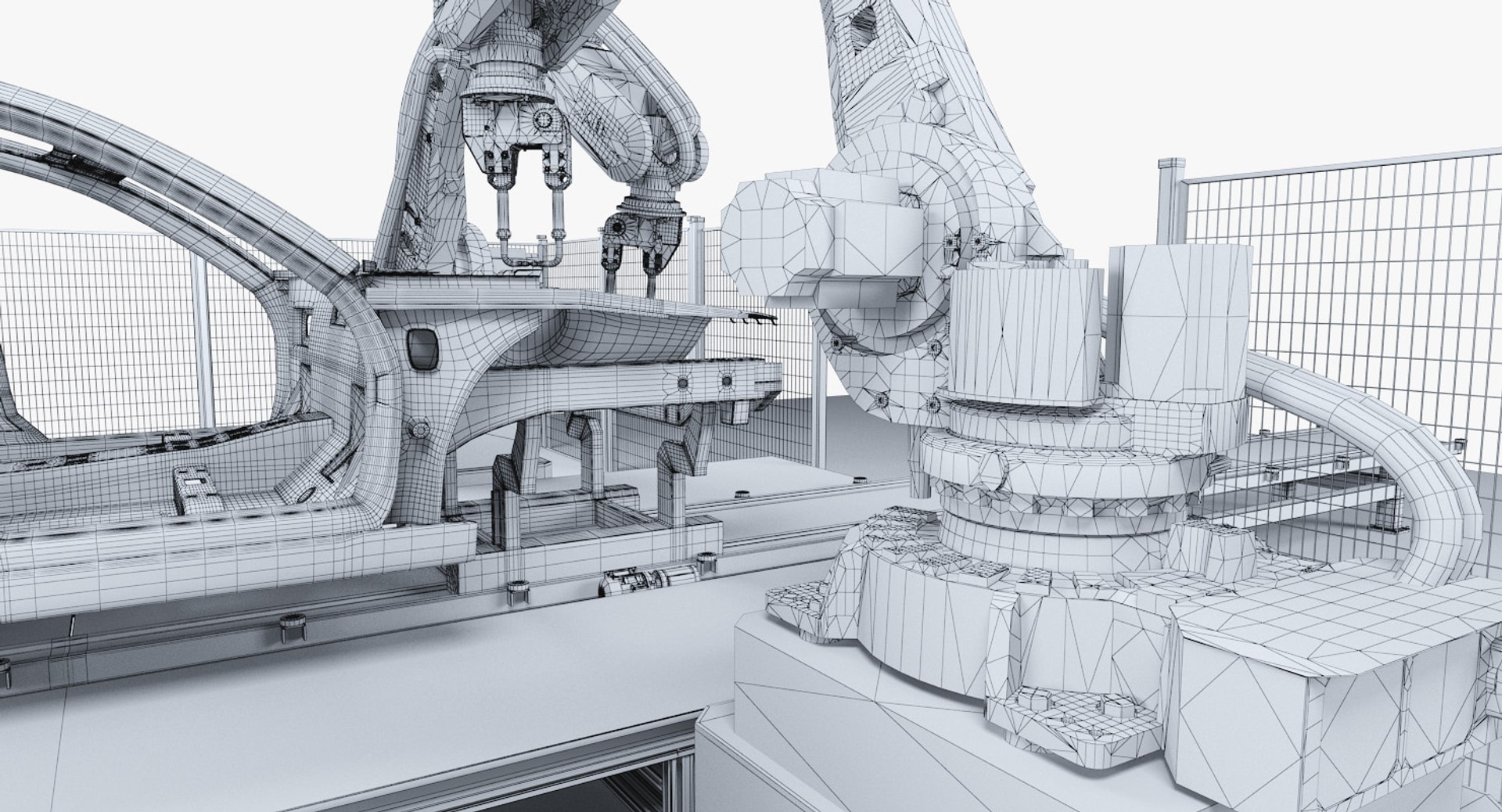 Car Body Welding Robotics 3D Model - TurboSquid 1370870