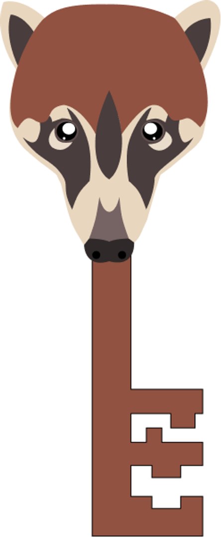 Coati key 3D - TurboSquid 1587863