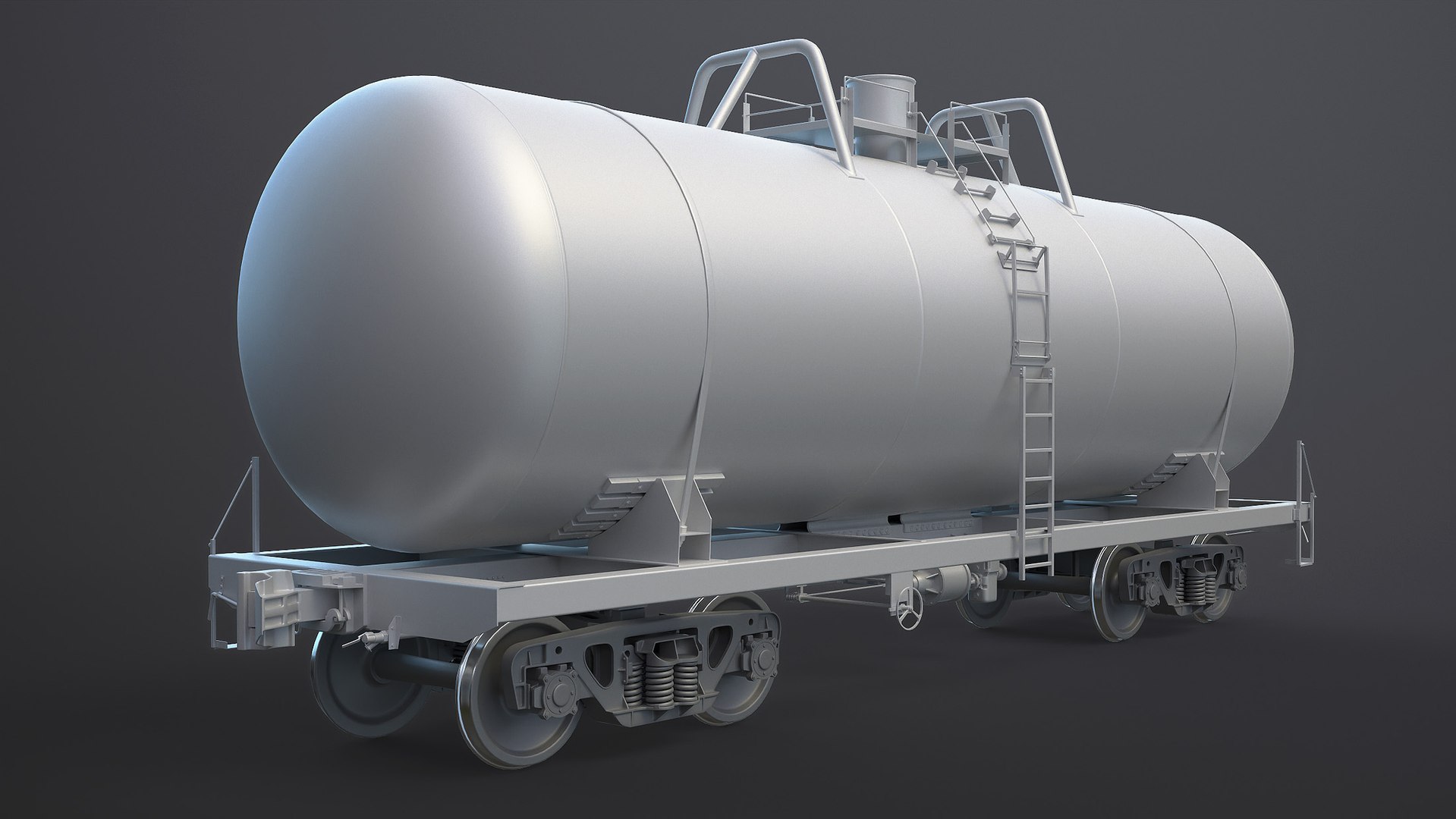 Railroad Tank Car High-Poly Model - TurboSquid 1842667