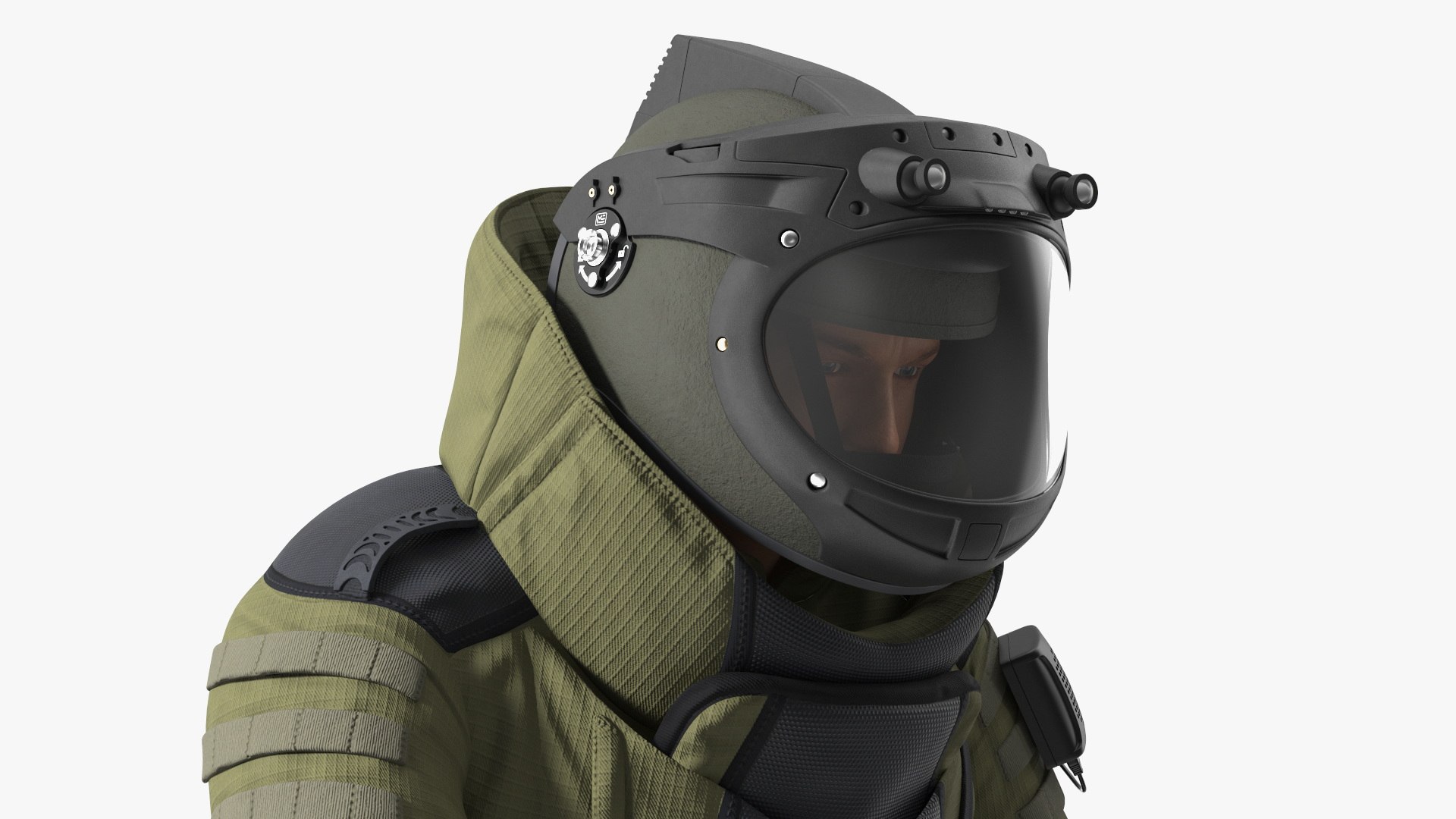 EOD 10 Bomb Suit Metal Detector 3D - TurboSquid 2284101