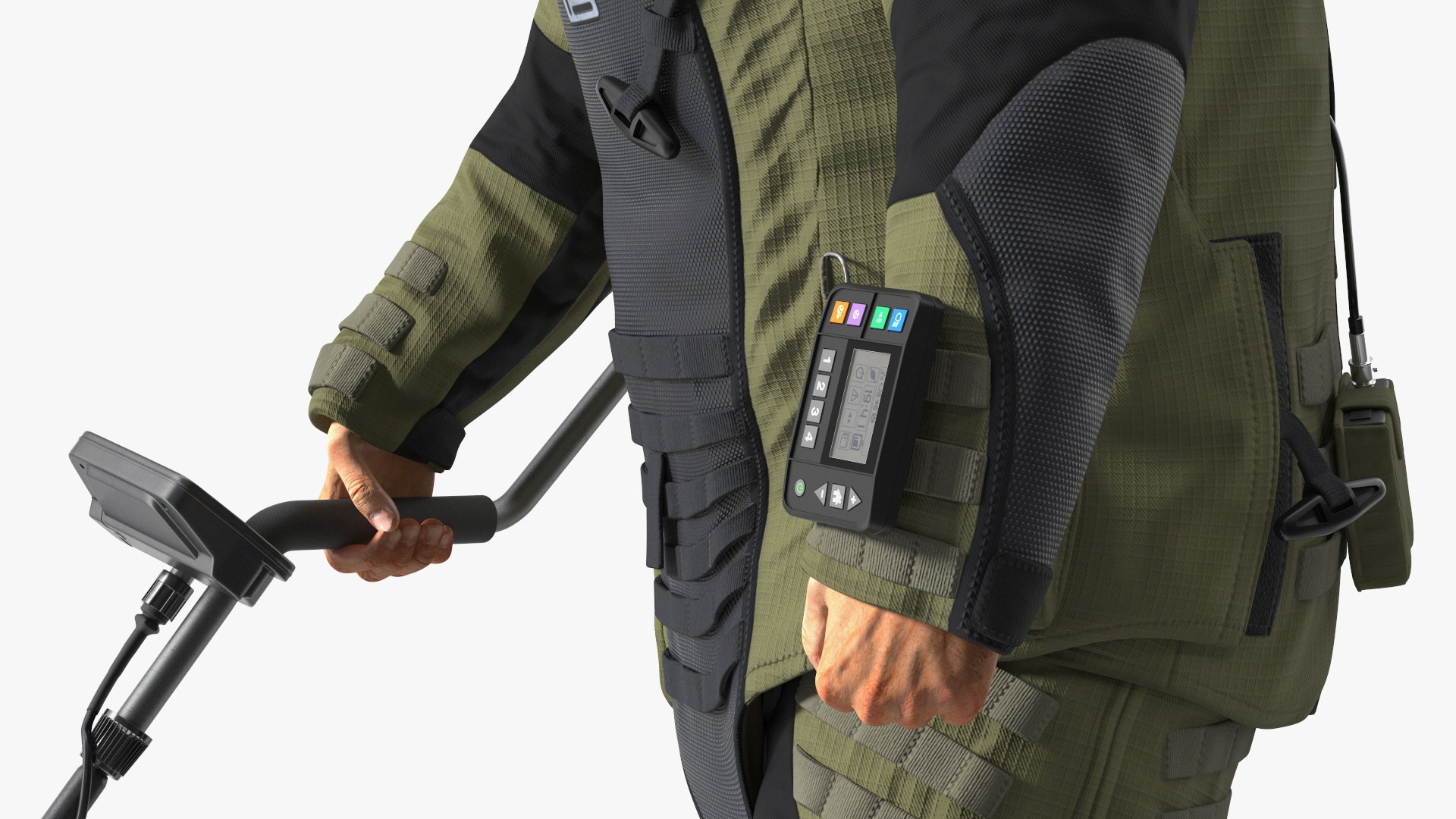 EOD 10 Bomb Suit Metal Detector 3D - TurboSquid 2284101
