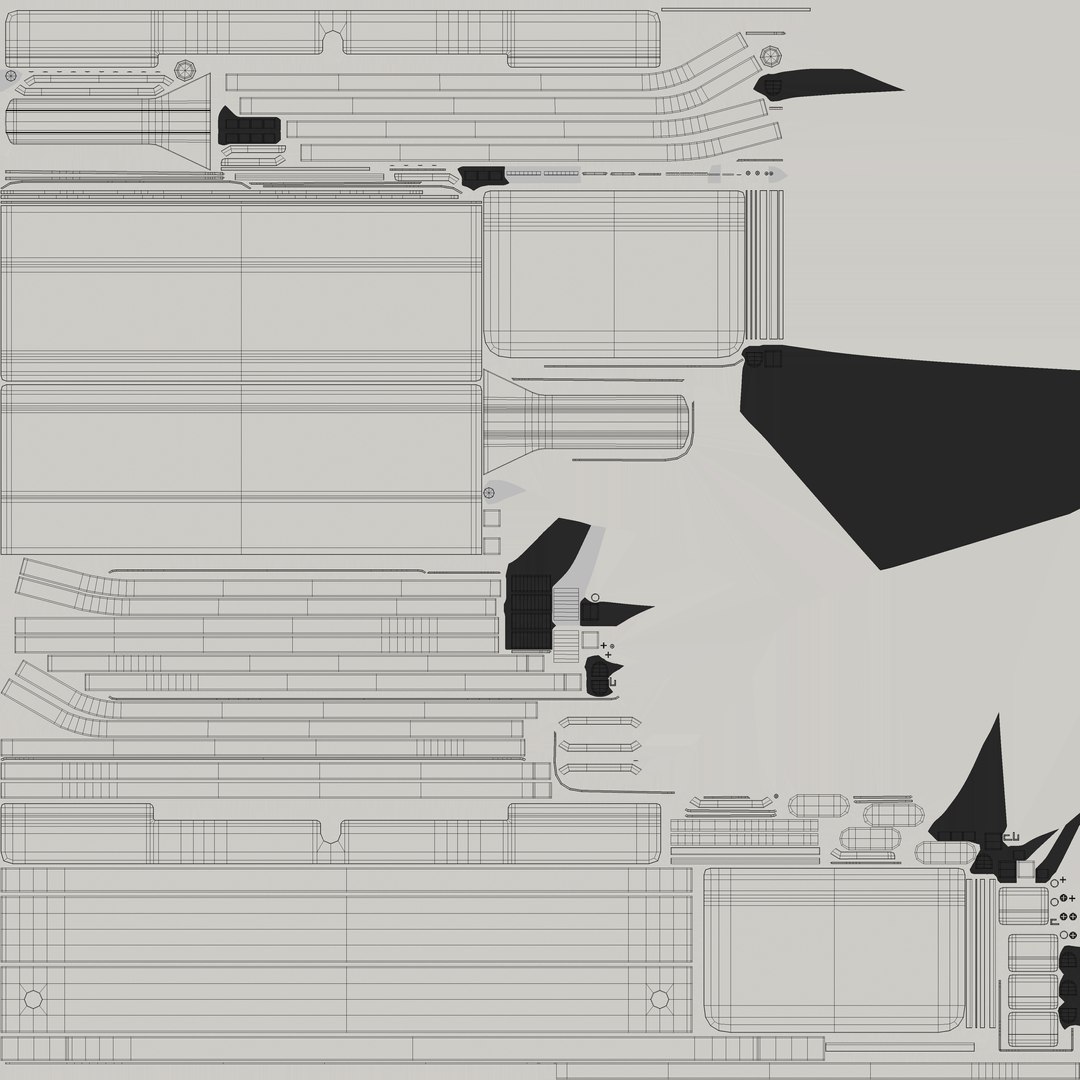 3D Writing Desk - TurboSquid 2349076