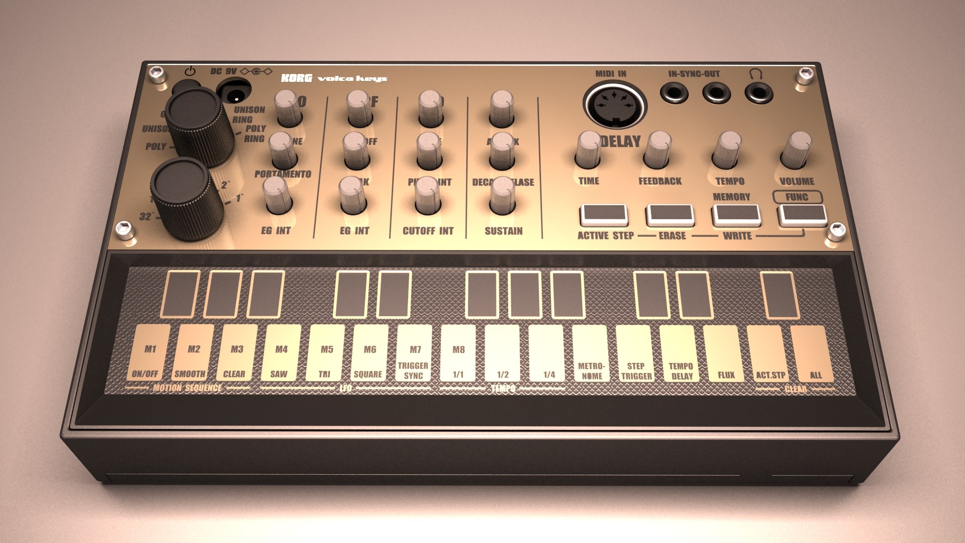 3D Model Korg Volca Keys - TurboSquid 2146742