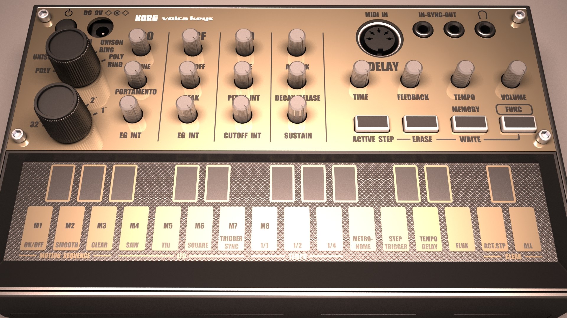 3D Model Korg Volca Keys - TurboSquid 2146742