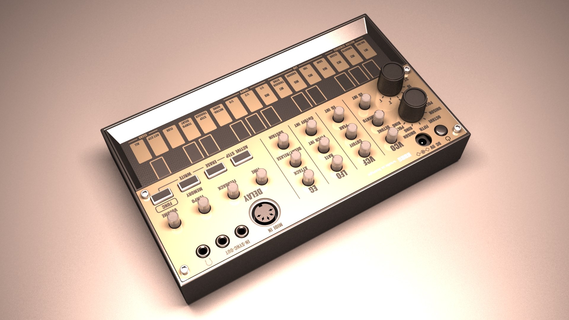 3D Model Korg Volca Keys - TurboSquid 2146742